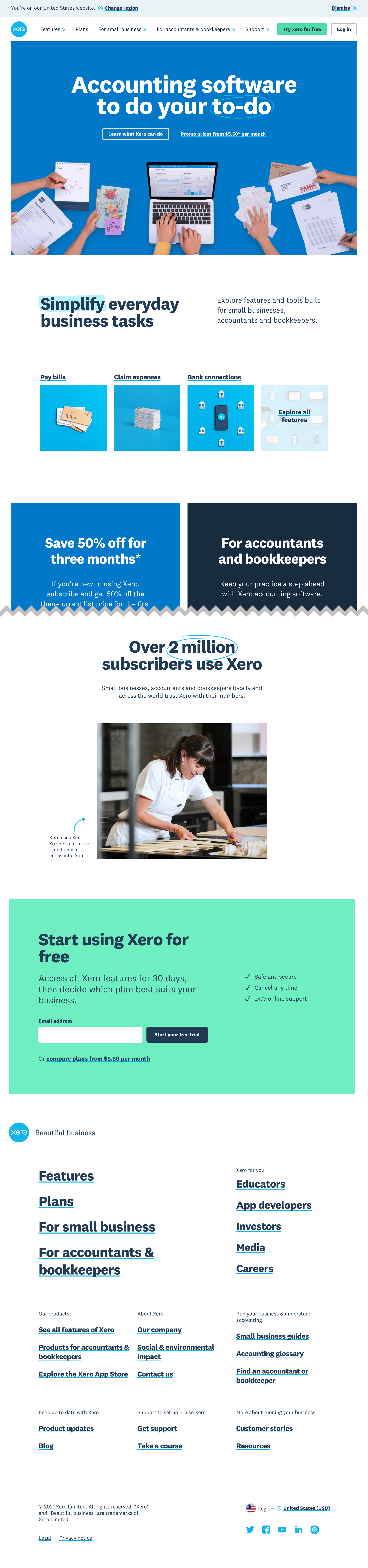Xero UX Case Study – Baymard Institute