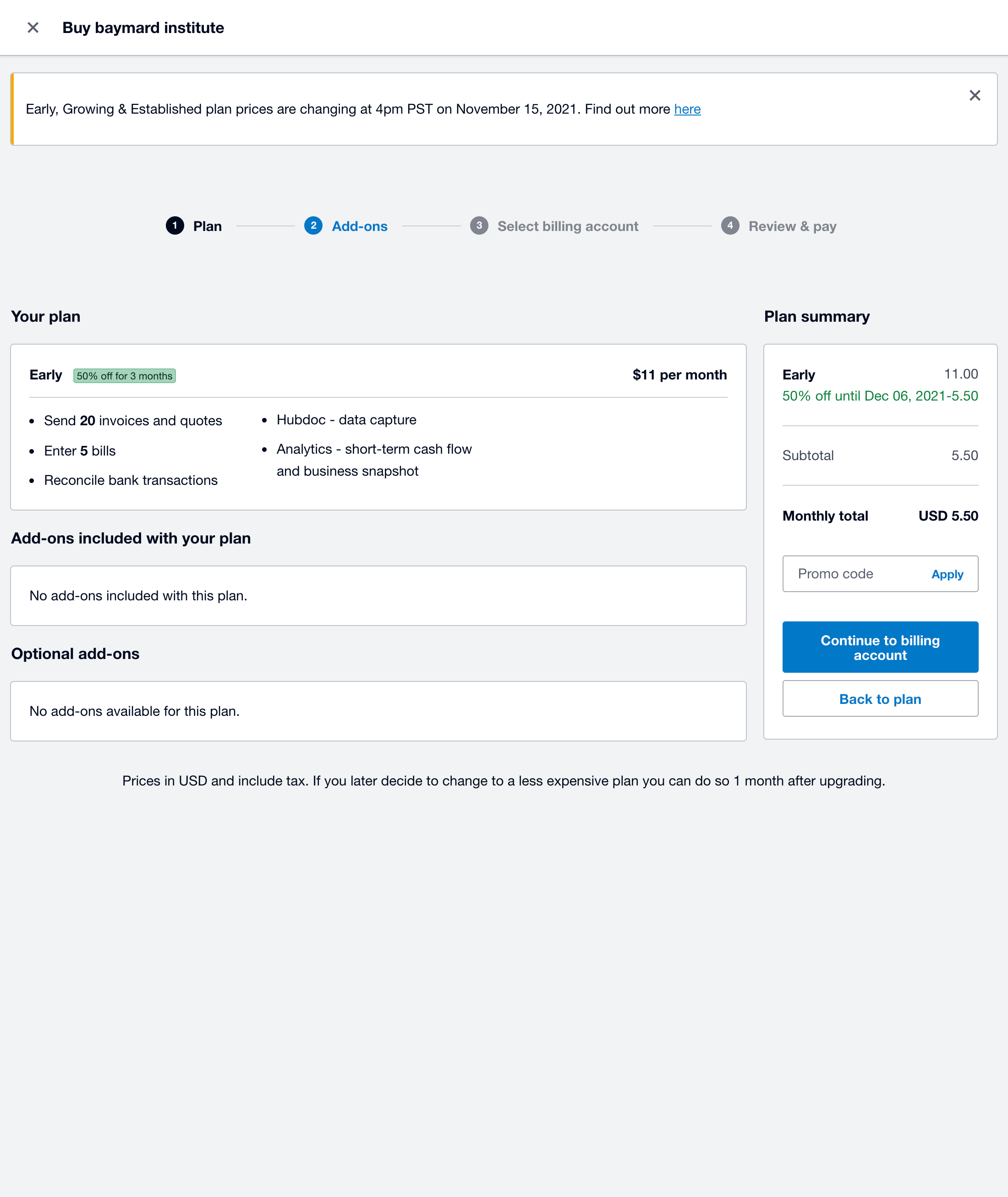 Xero UX Case Study – Baymard Institute