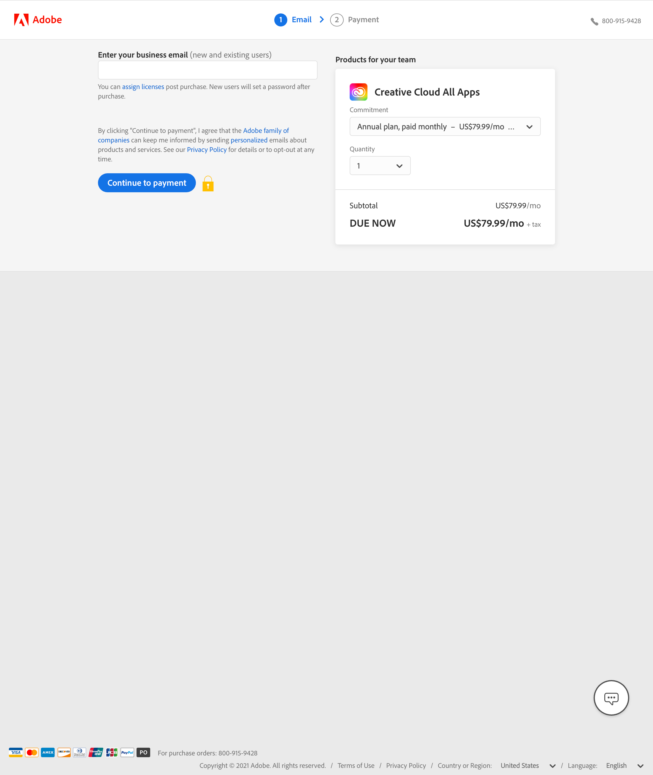 Adobe UX Case Study – Baymard Institute