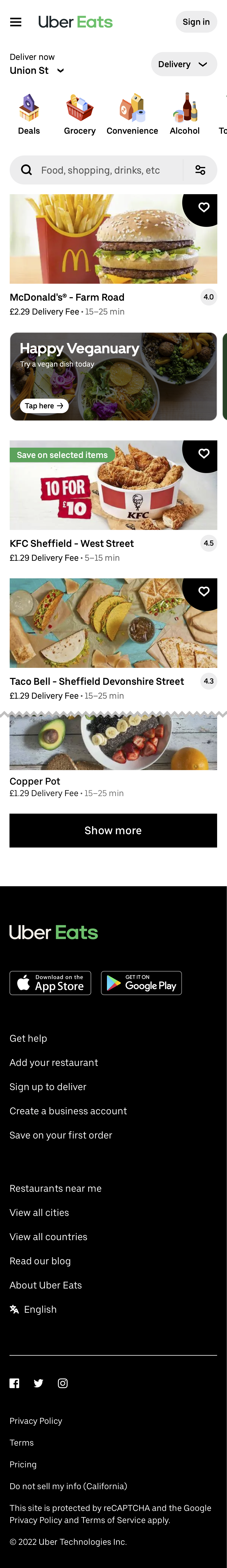 Uber Eats’ E-Commerce UX Case Study – Baymard Institute