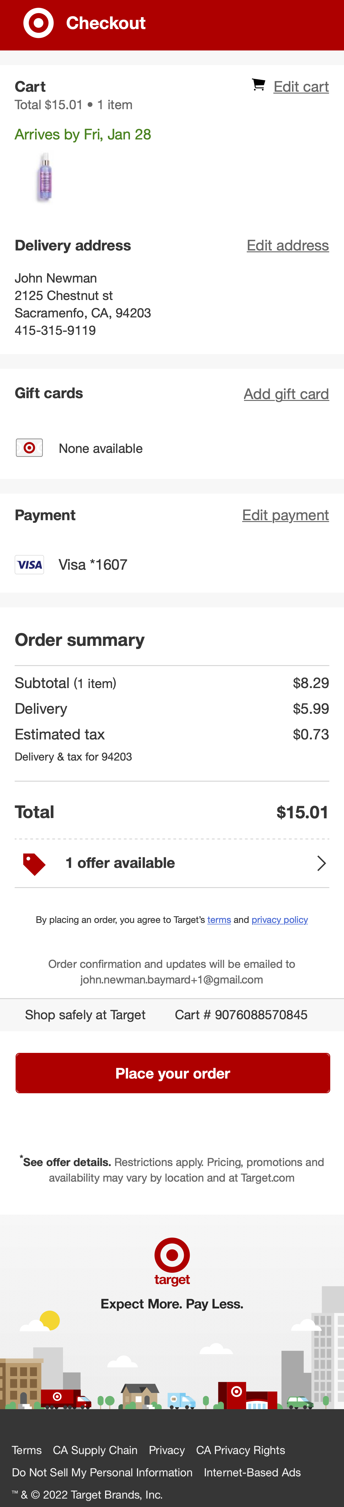 Target’s Mobile Review Order – 132 of 557 Review Order Examples ...