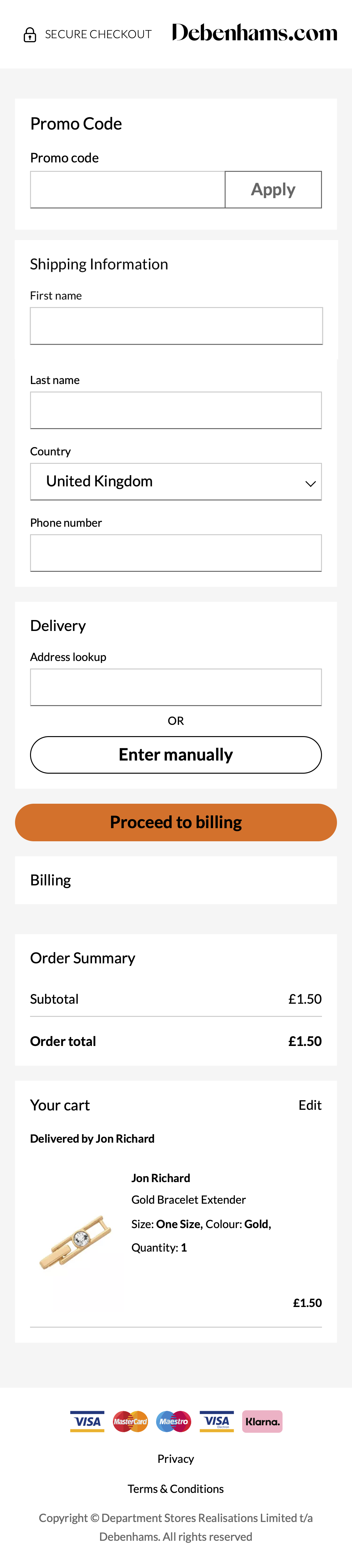 668 ‘Shipping Address’ Design Examples – Baymard Institute