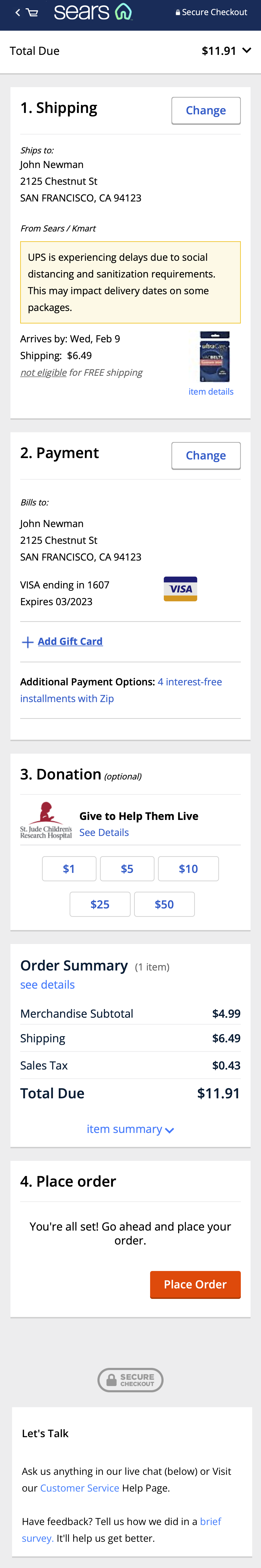 444 ‘Review Order’ Design Examples – Baymard Institute