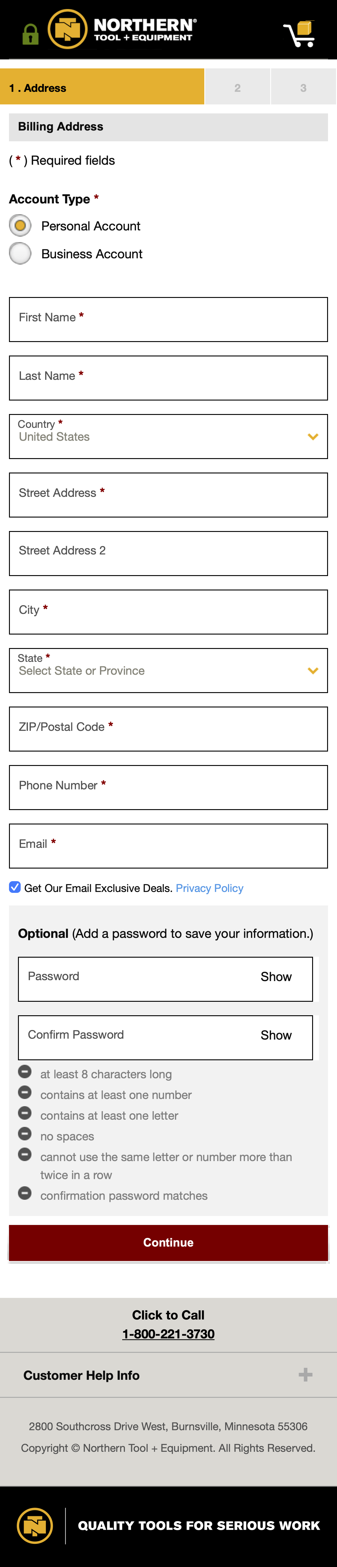 519 ‘Billing Address’ Design Examples – Baymard Institute