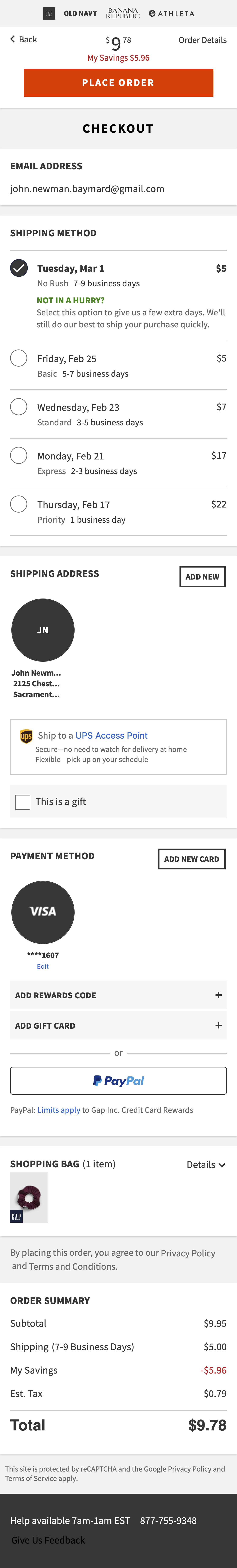 444 ‘Review Order’ Design Examples – Baymard Institute