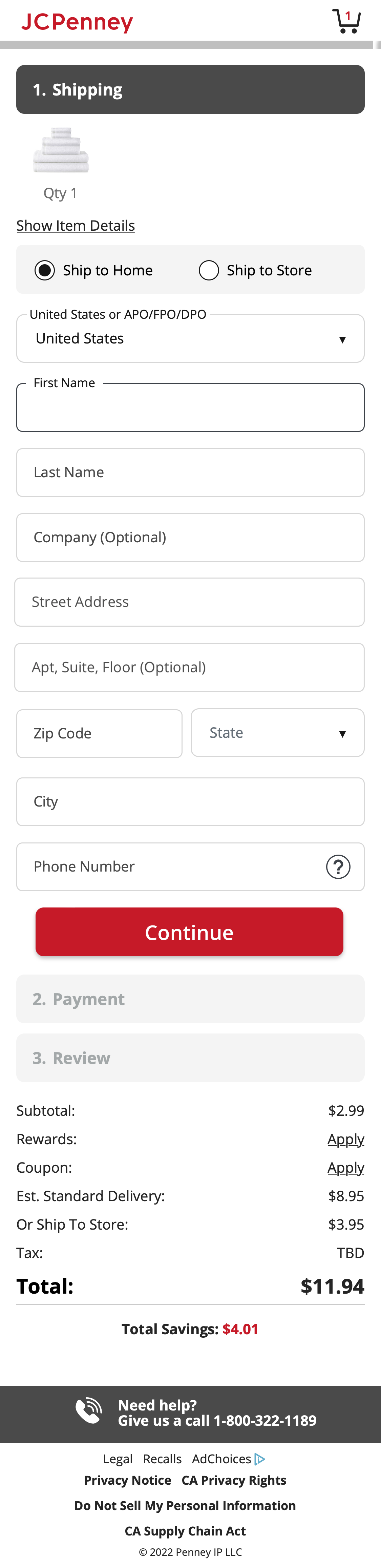 681 ‘Shipping Address’ Design Examples – Baymard Institute