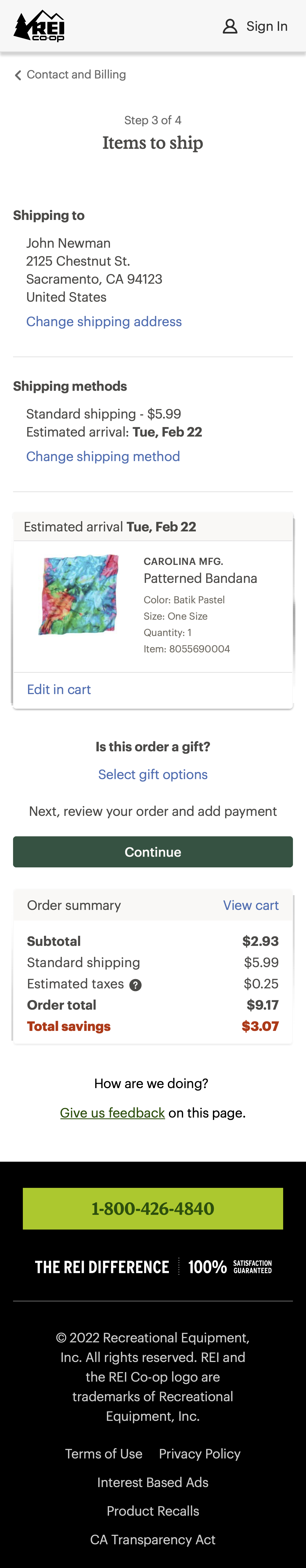 593 ‘Shipping Address’ Design Examples – Baymard Institute