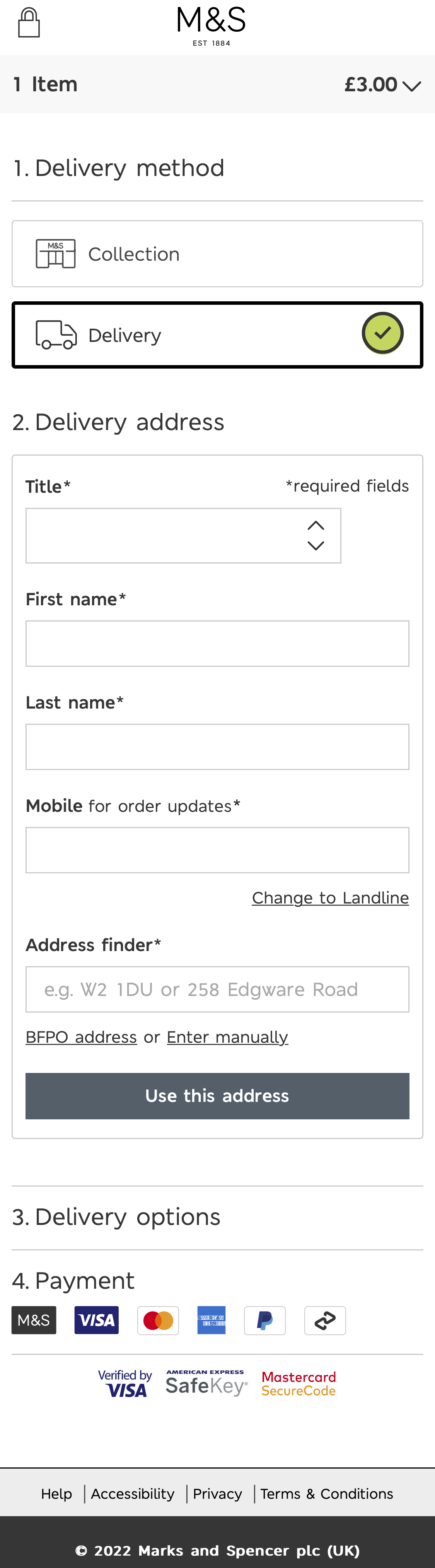 681 ‘Shipping Address’ Design Examples – Baymard Institute