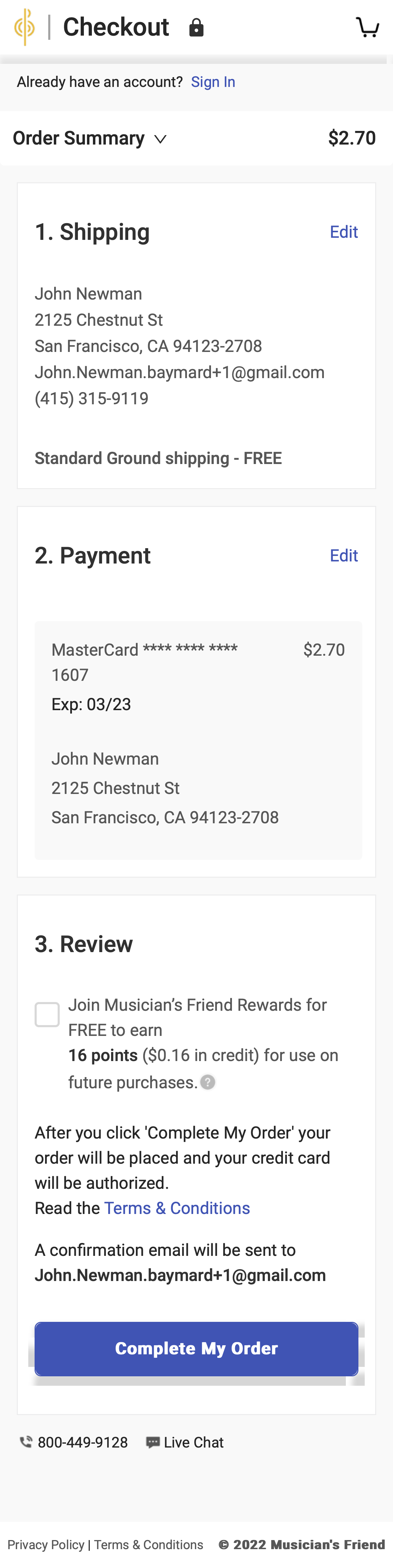 444 ‘Review Order’ Design Examples – Baymard Institute