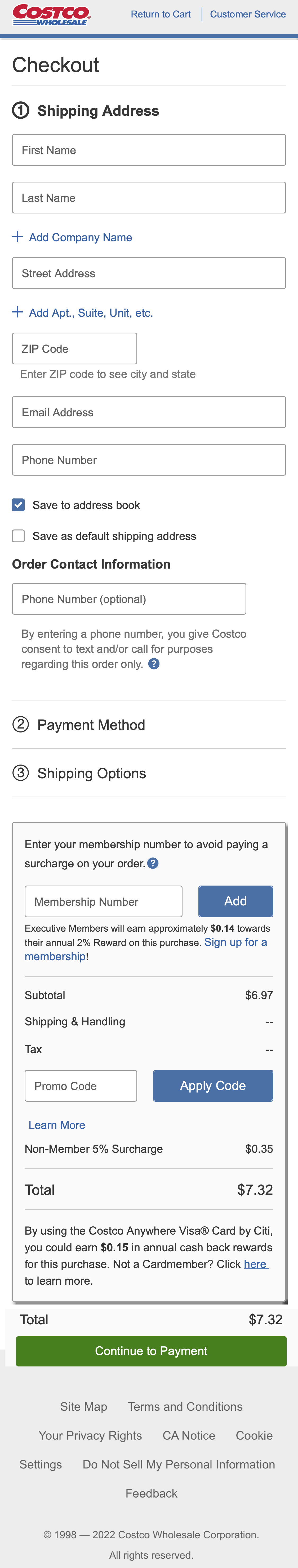 695 ‘Shipping Address’ Design Examples – Baymard Institute