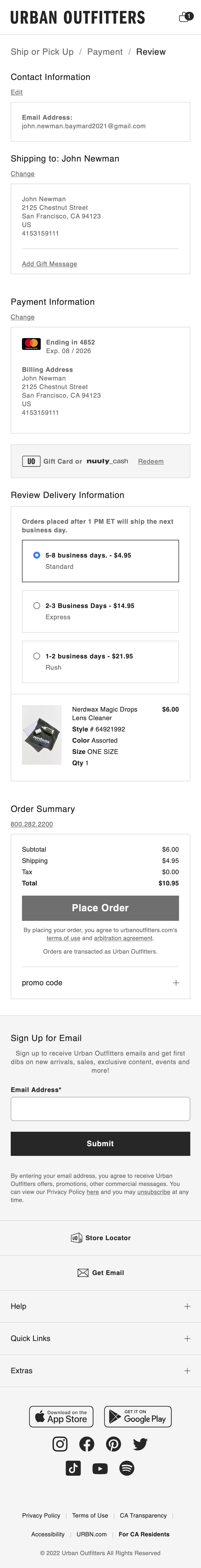 480 ‘Review Order’ Design Examples – Baymard Institute