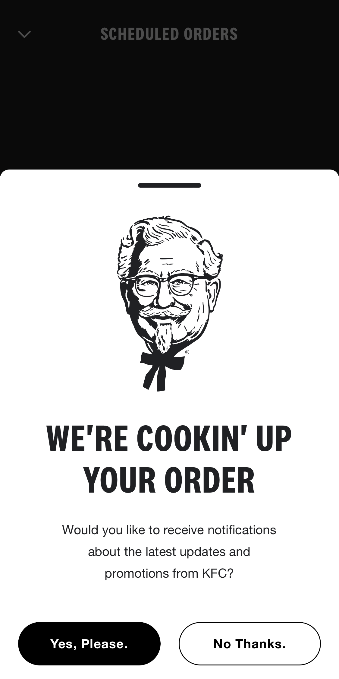 KFC’s App Receipt / Order Confirmation – 228 of 522 Receipt / Order ...