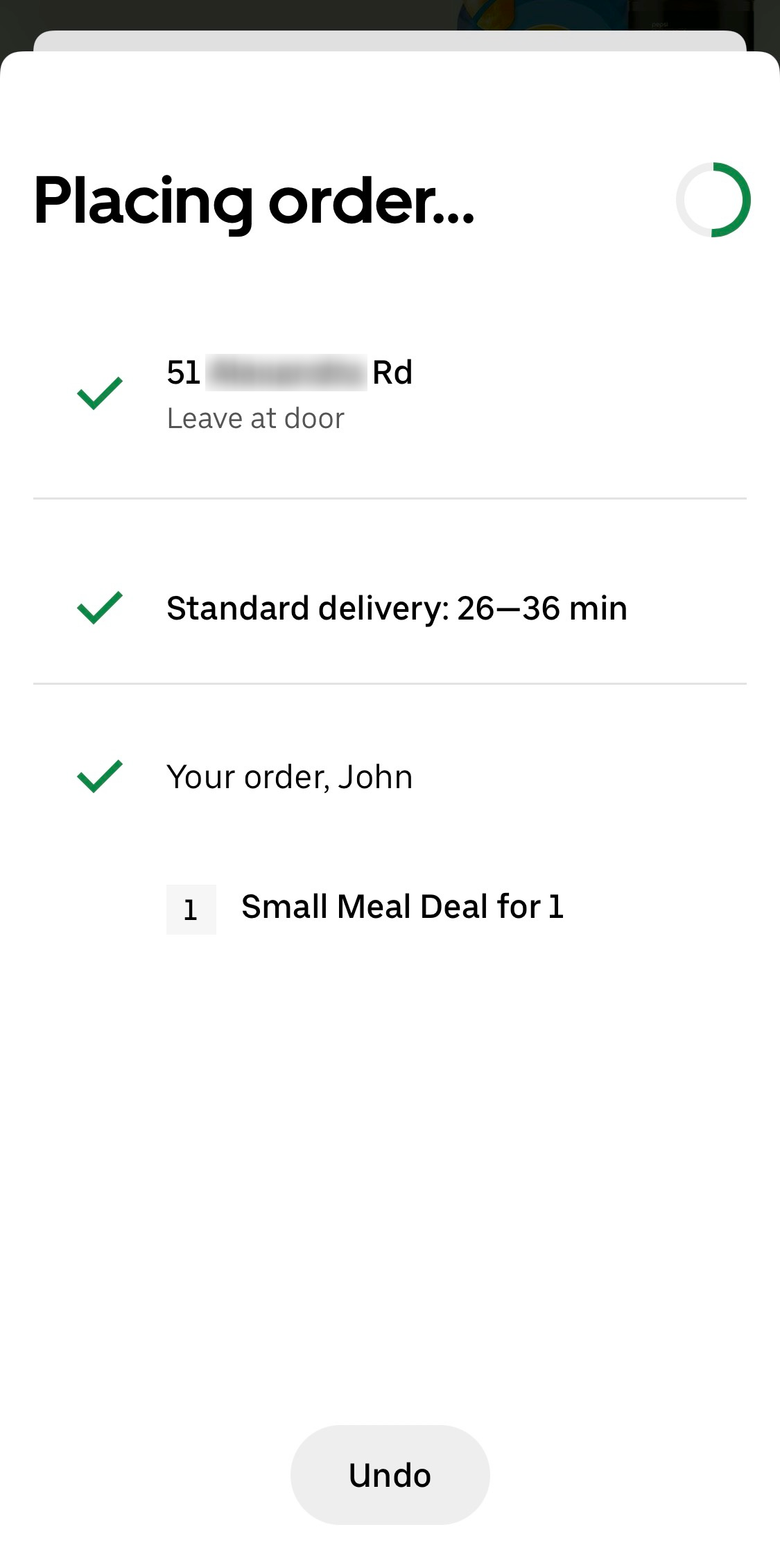 Uber Eats’ App Receipt / Order Confirmation – 422 of 656 Receipt ...
