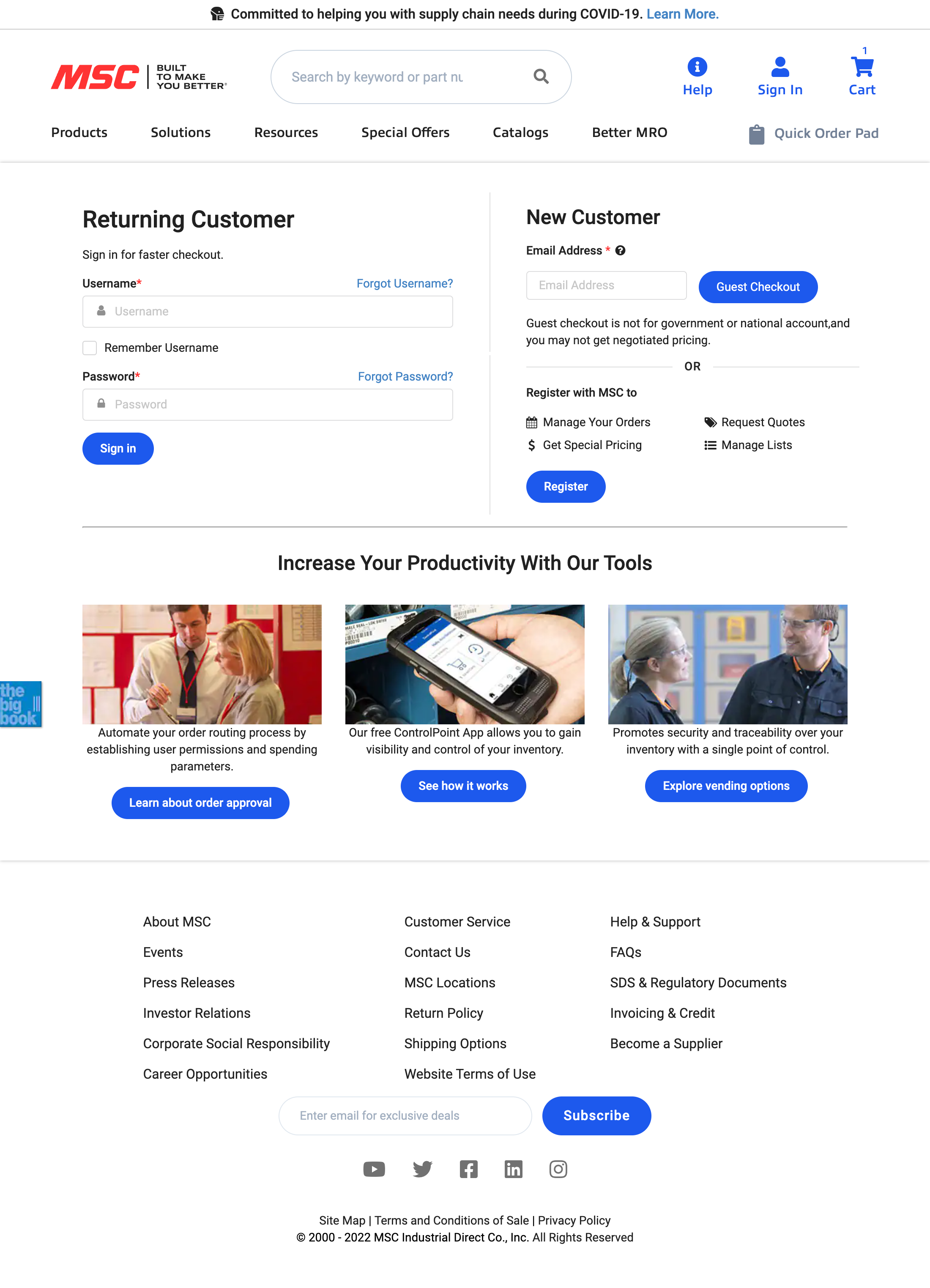 646 ‘Account Selection’ Design Examples – Baymard Institute