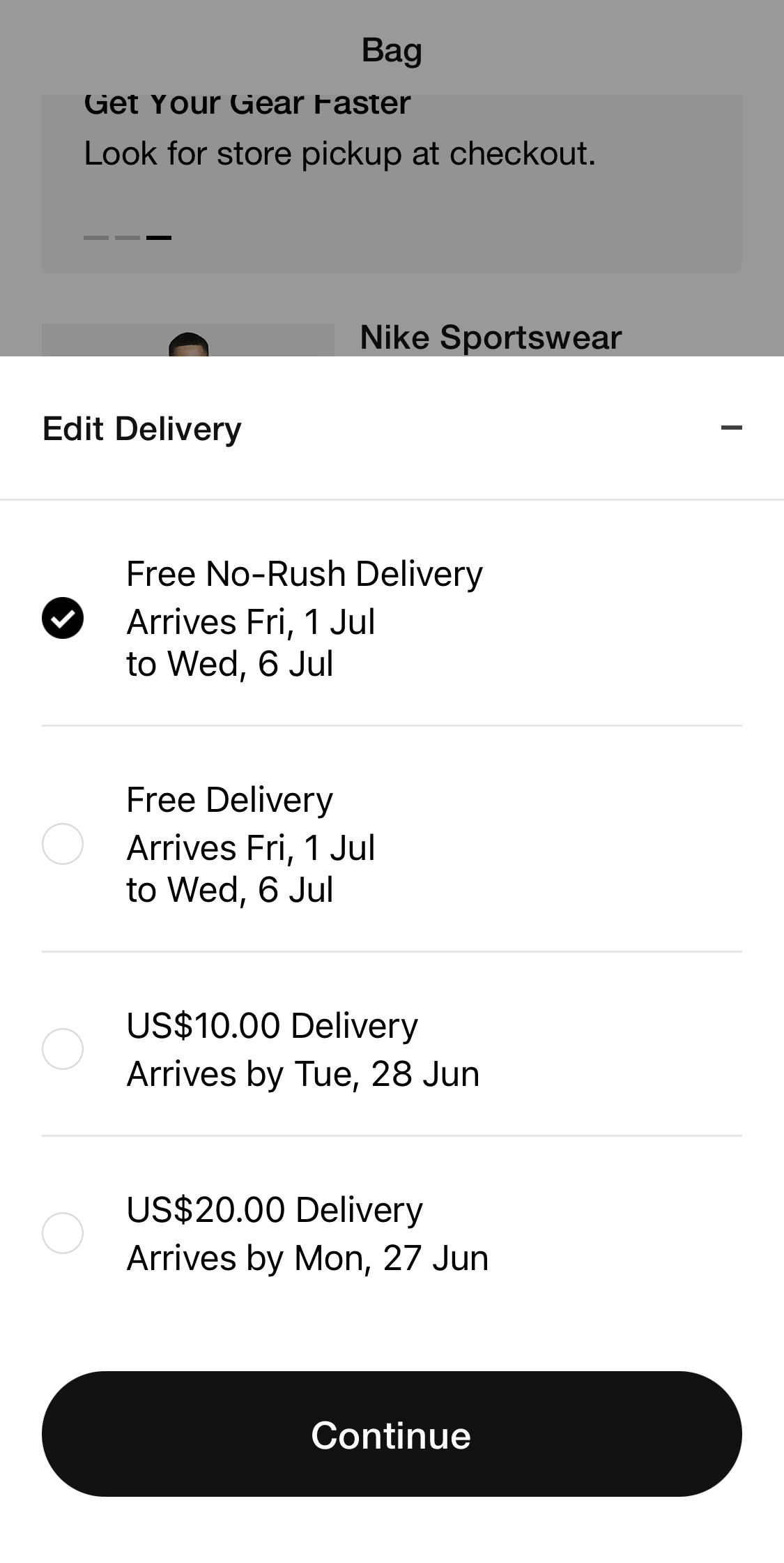 Nike’s App Delivery & Shipping Methods – 172 of 754 Delivery & Shipping ...