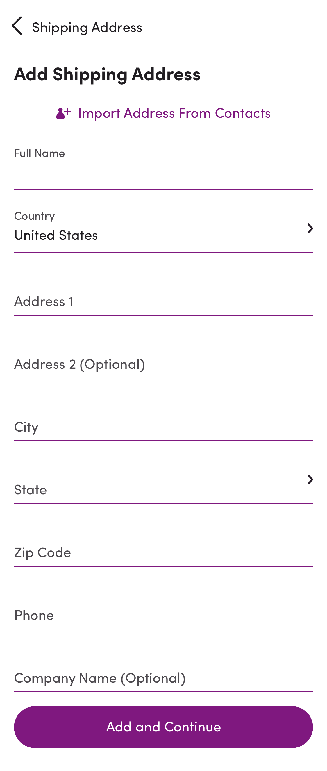 681 ‘Shipping Address’ Design Examples – Baymard Institute