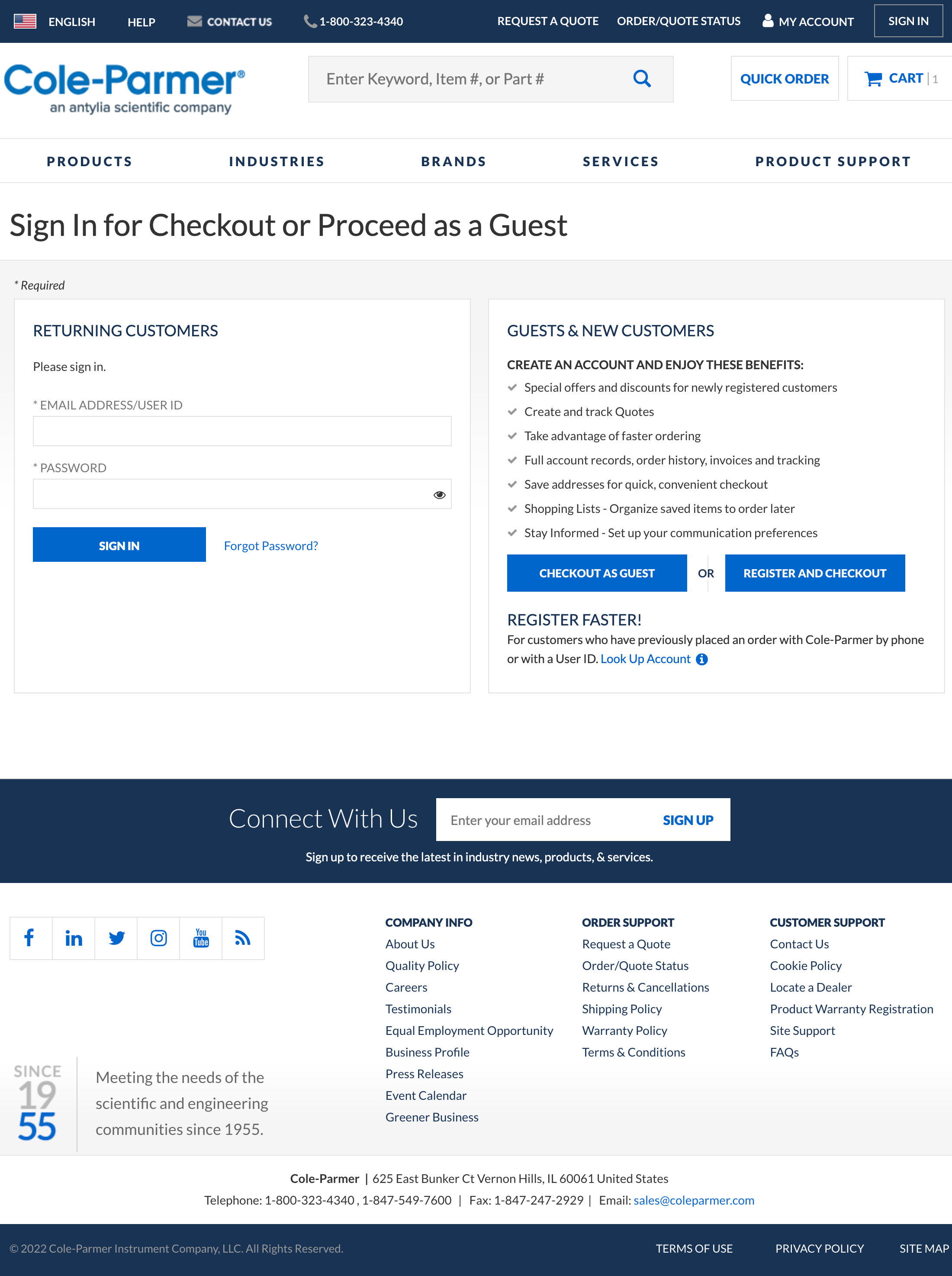 Cole-Parmer’s Account Selection – 109 of 688 Account Selection Examples ...