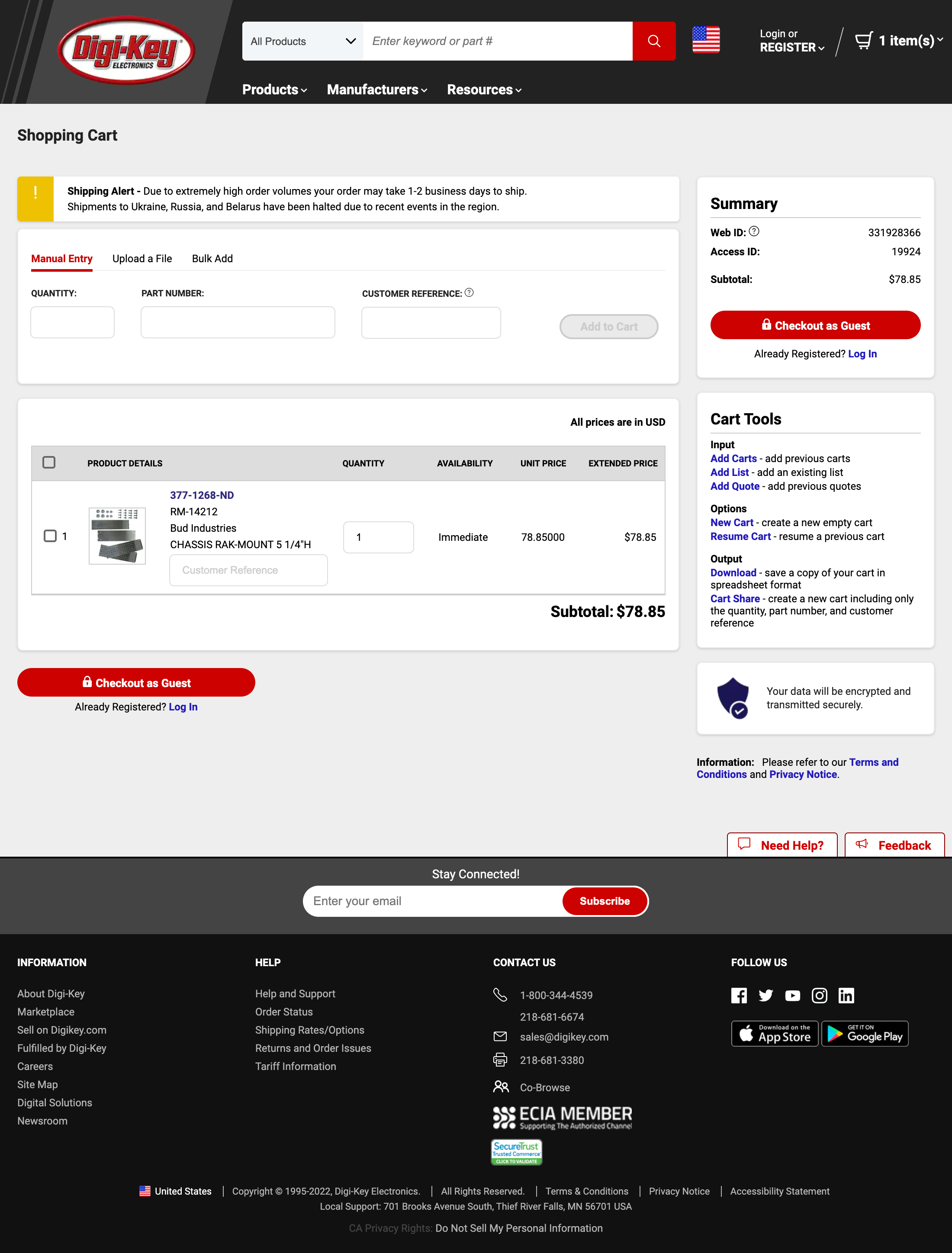 698 ‘Cart’ Design Examples – Baymard Institute