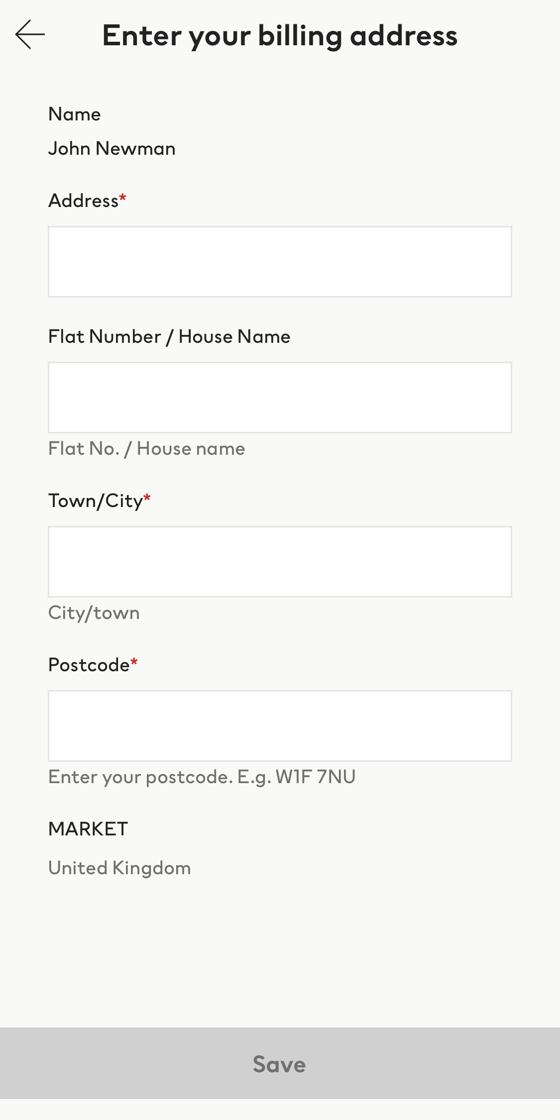 519 ‘Billing Address’ Design Examples – Baymard Institute
