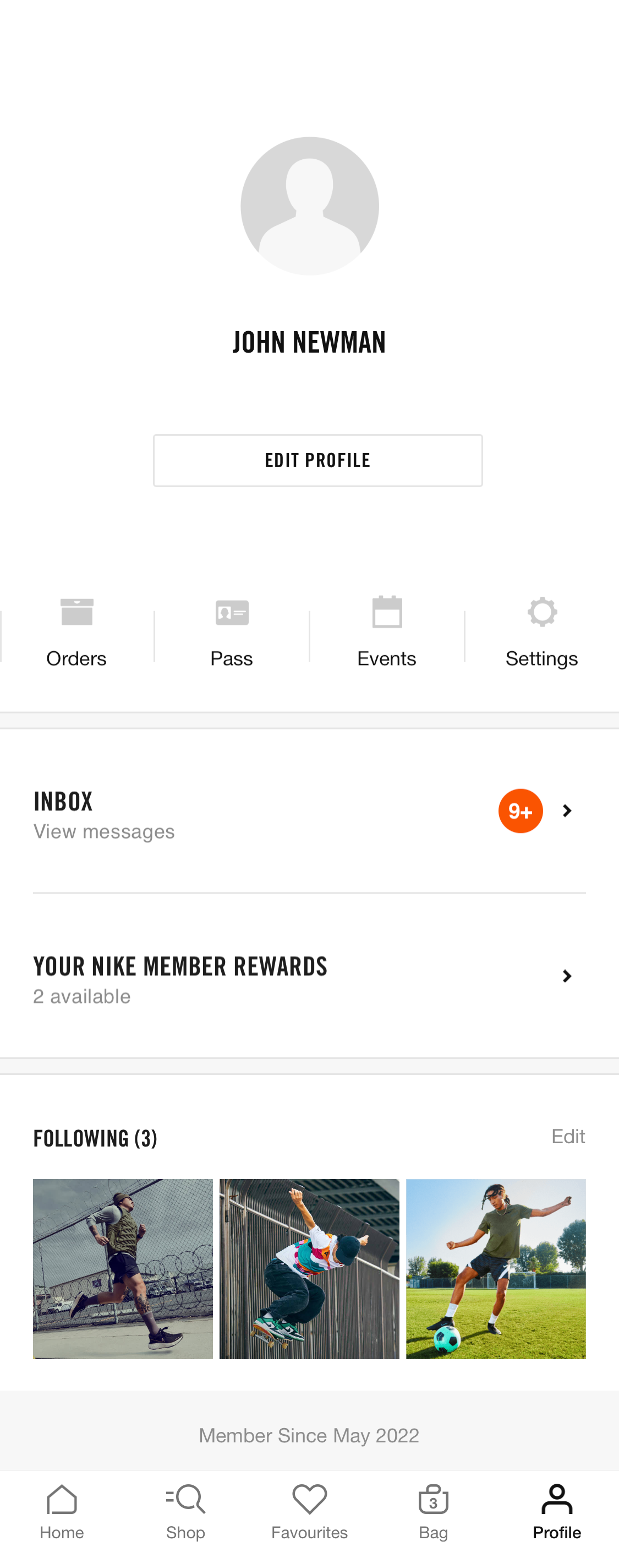 Nike’s App Account Dashboard – 275 of 517 Account Dashboard Examples ...