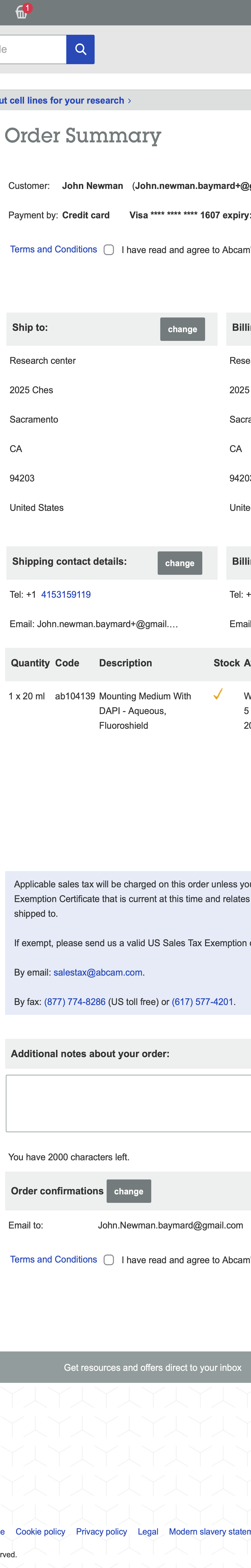 480 ‘Review Order’ Design Examples – Baymard Institute