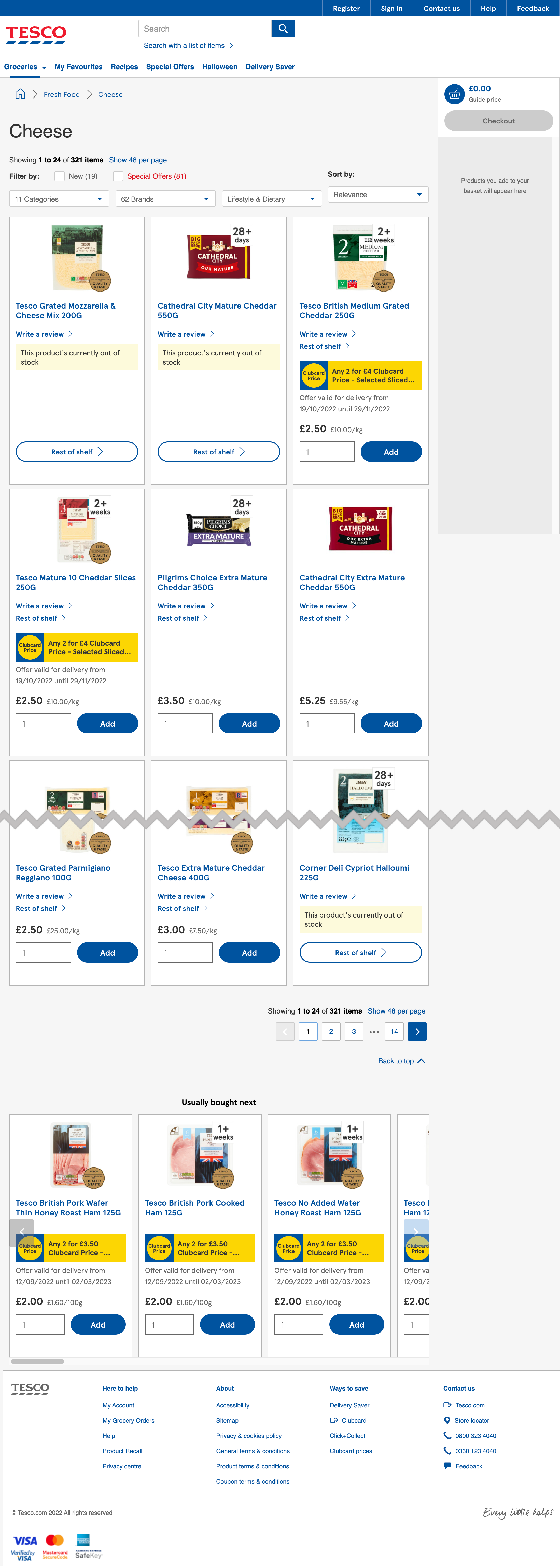 Tesco’s E-Commerce UX Case Study – Baymard Institute