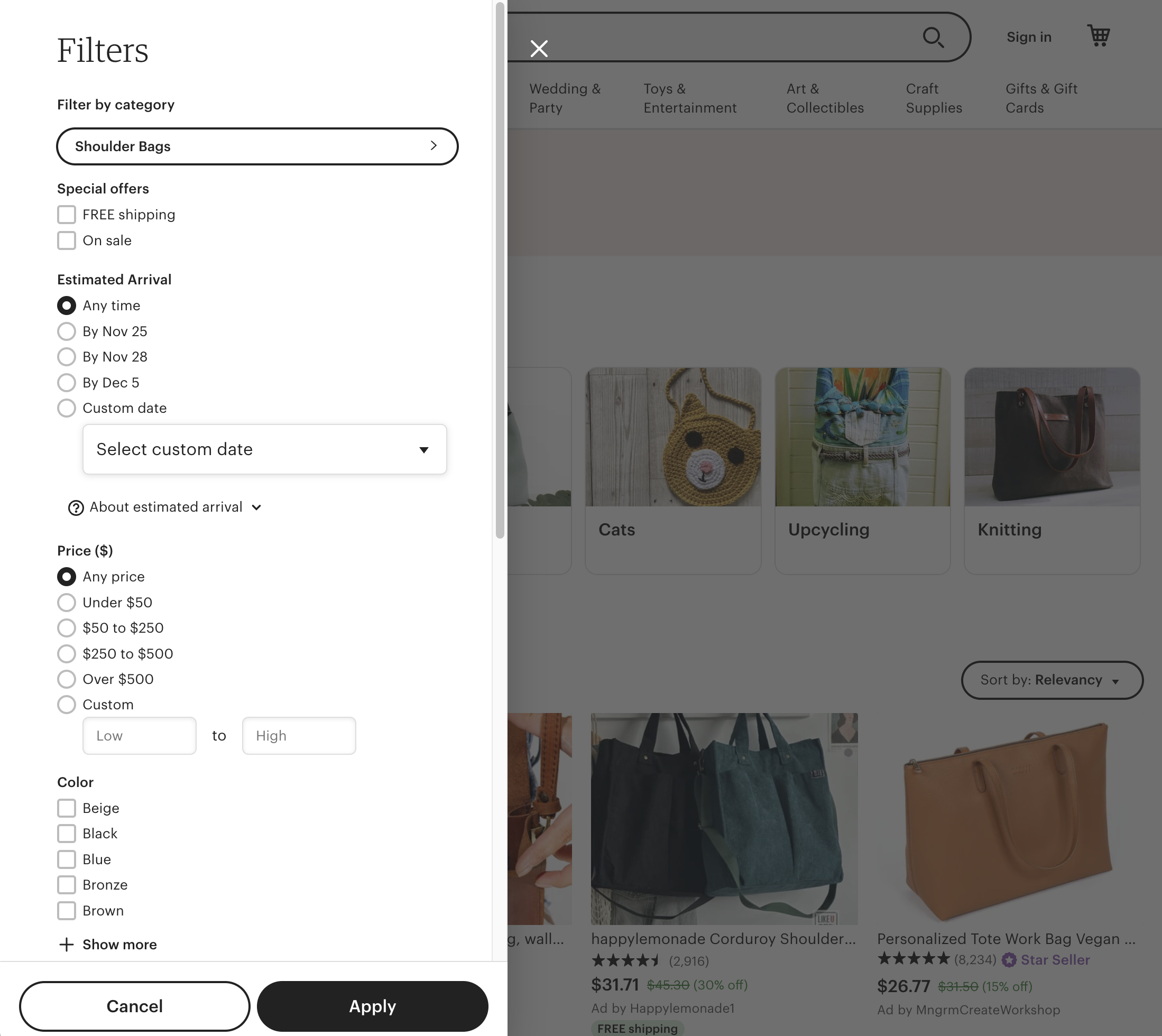 463 ‘Filtering Options’ Design Examples – Baymard Institute
