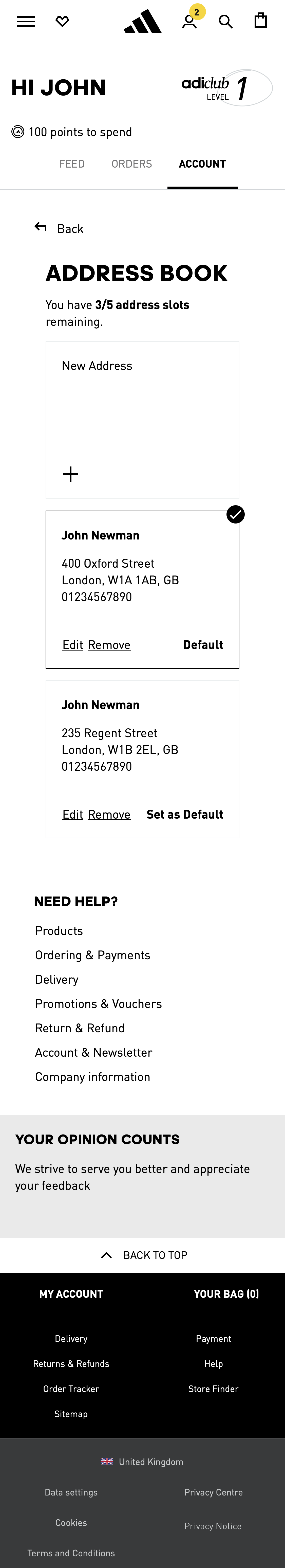 Adidas’ Mobile Address Book – 196 of 428 Address Book Examples ...