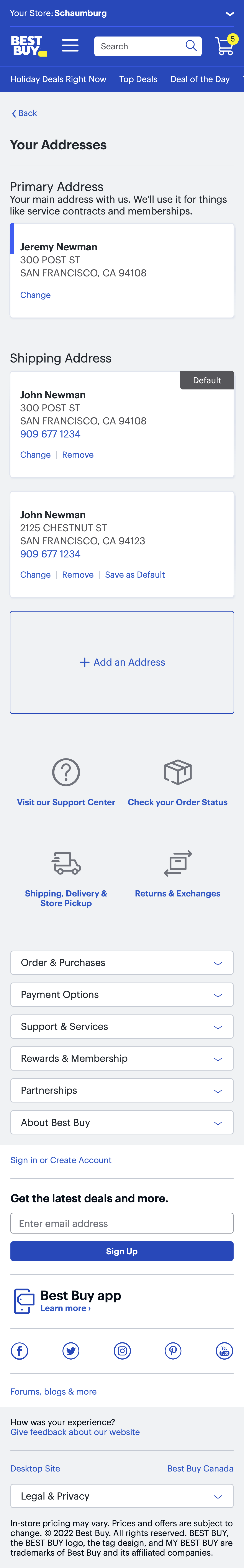 Best Buy’s Mobile Address Book – 129 of 361 Address Book Examples ...