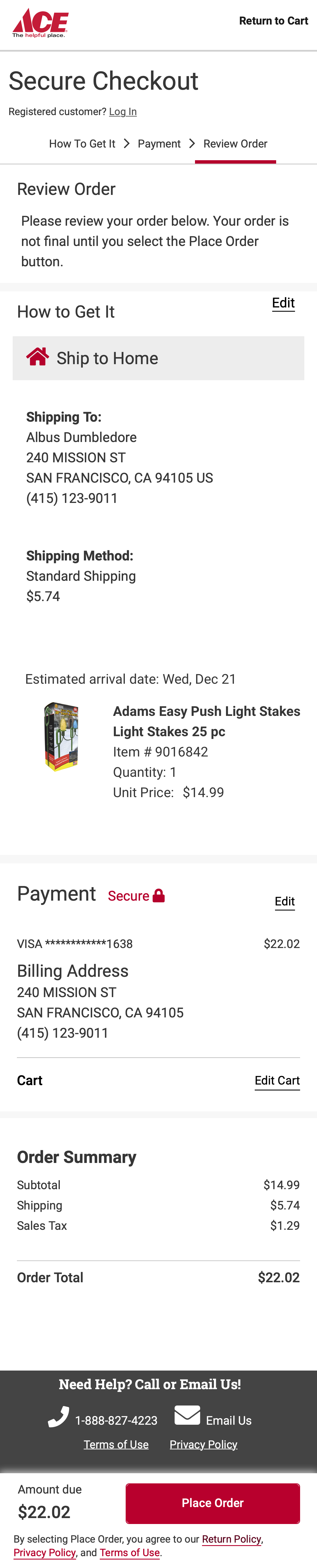 515 ‘Review Order’ Design Examples – Baymard Institute