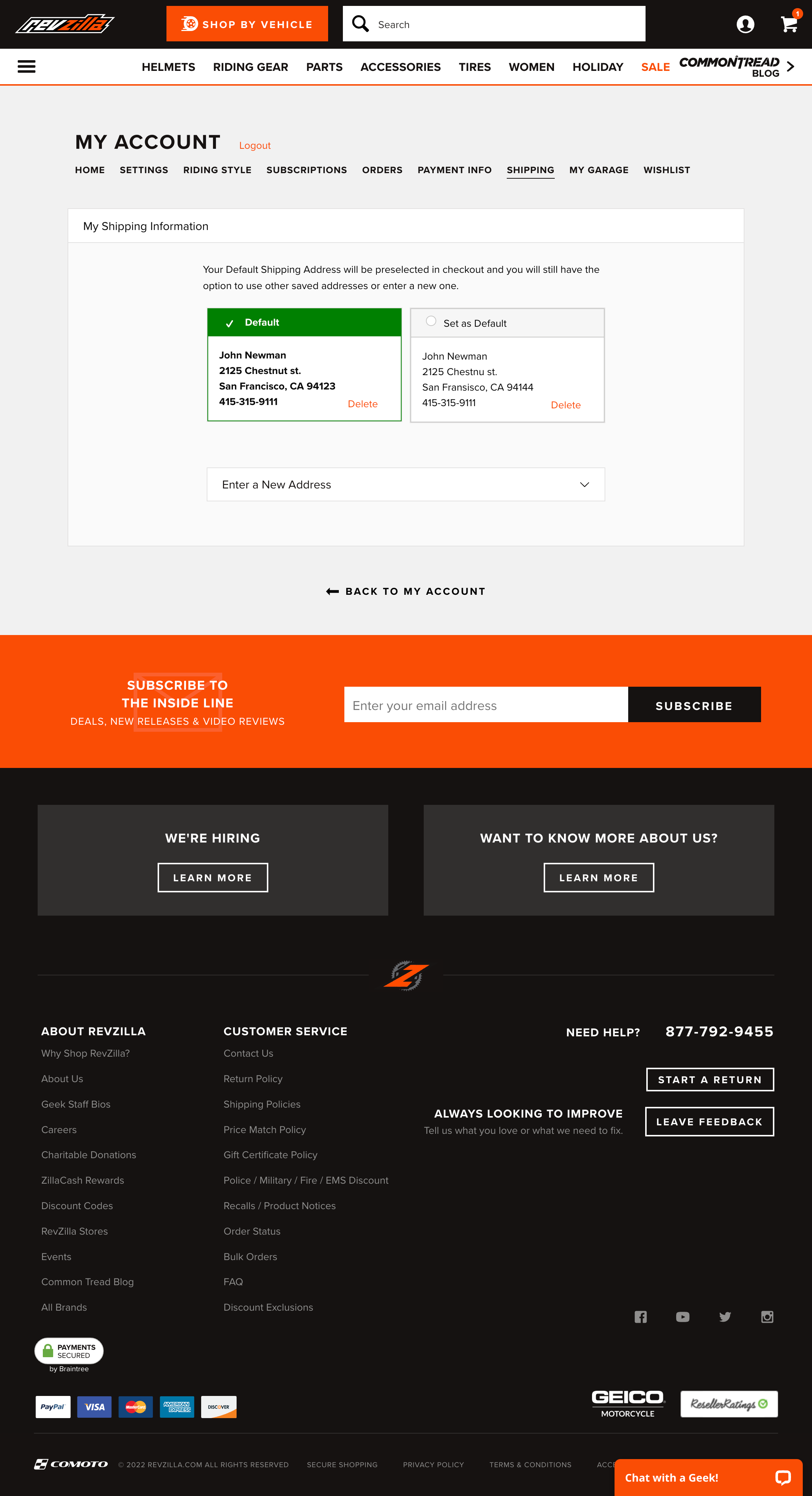 RevZilla’s Address Book – 239 of 408 Address Book Examples – Baymard ...
