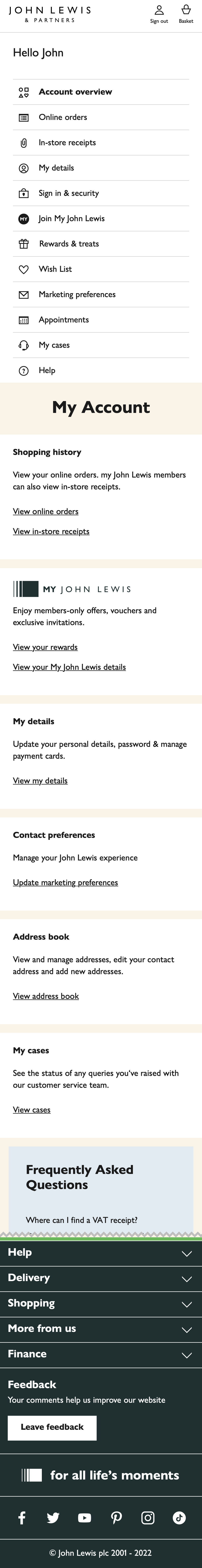 348 ‘Account Dashboard’ Design Examples – Baymard Institute