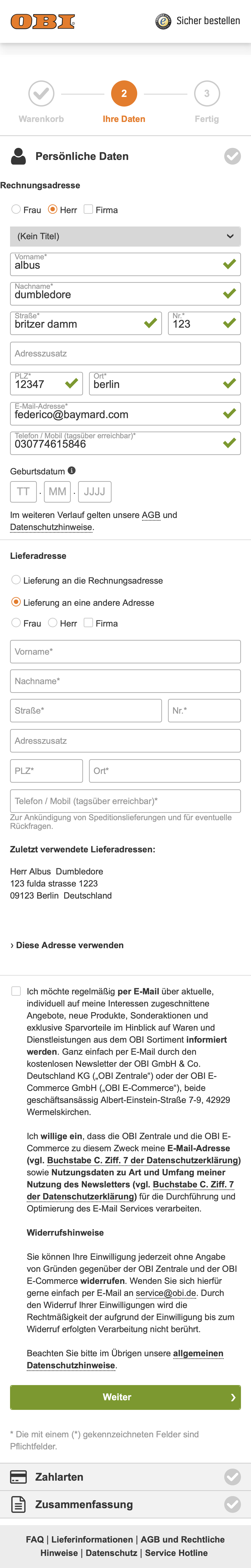 540 ‘Billing Address’ Design Examples – Baymard Institute