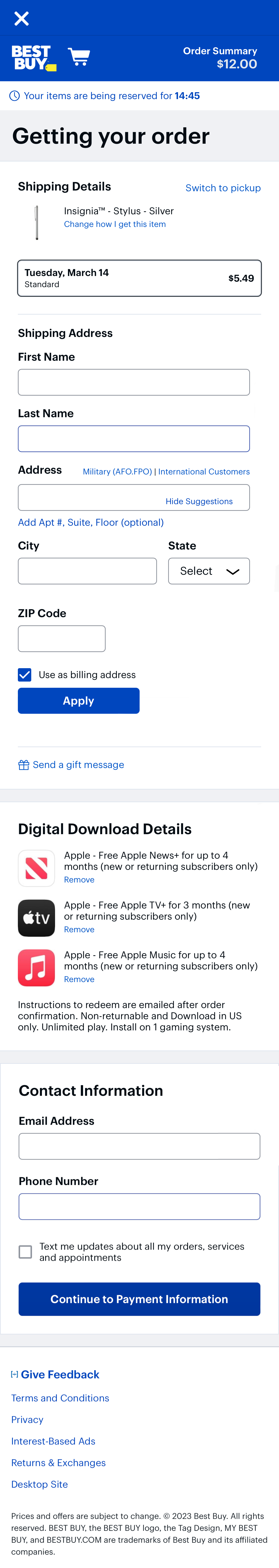 746 ‘Shipping Address’ Design Examples – Baymard Institute