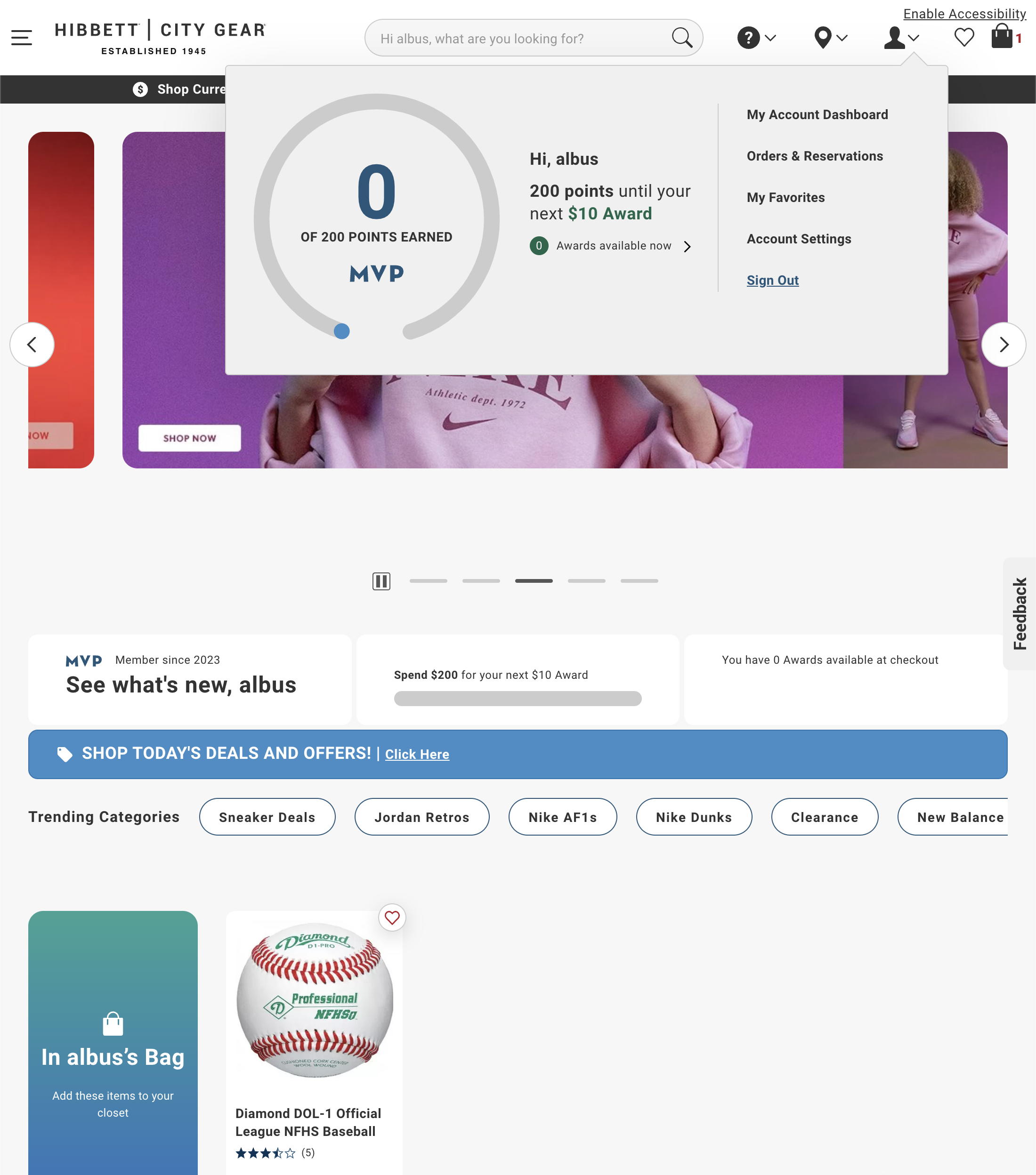 216 ‘‘My Account’ Drop-Down’ Design Examples – Baymard Institute