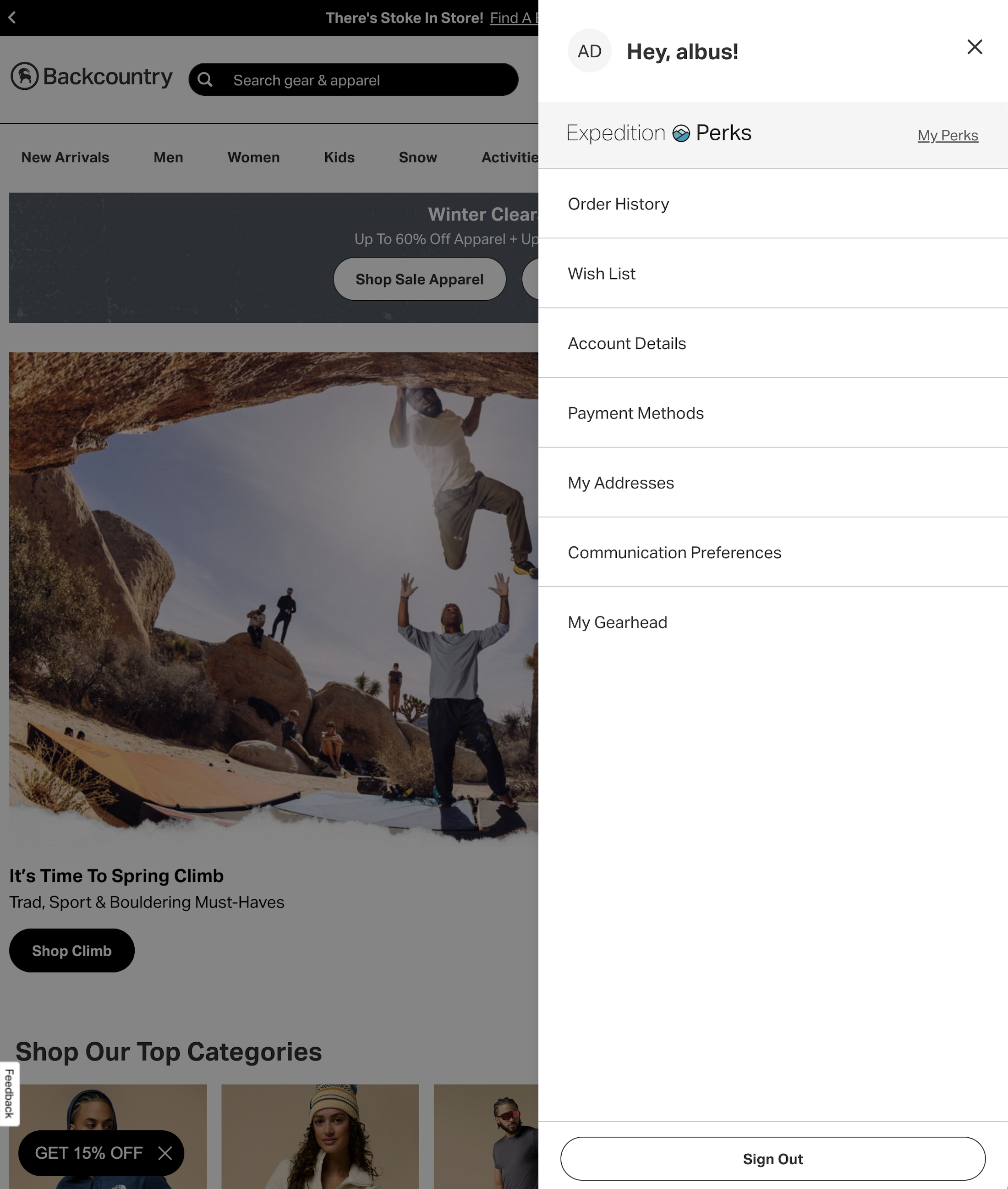 221 ‘‘My Account’ Drop-Down’ Design Examples – Baymard Institute