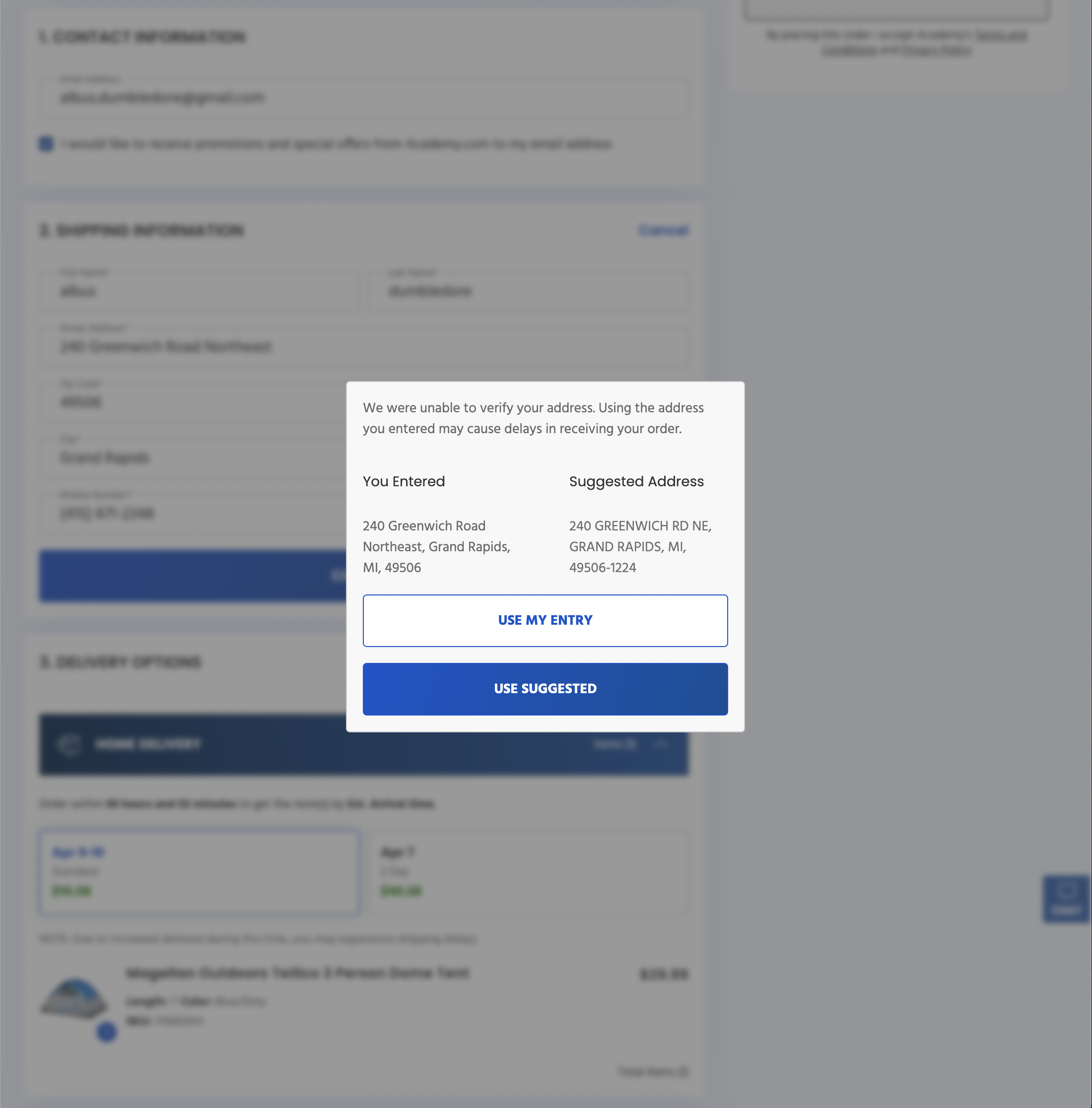 148 ‘Address Validator’ Design Examples – Baymard Institute