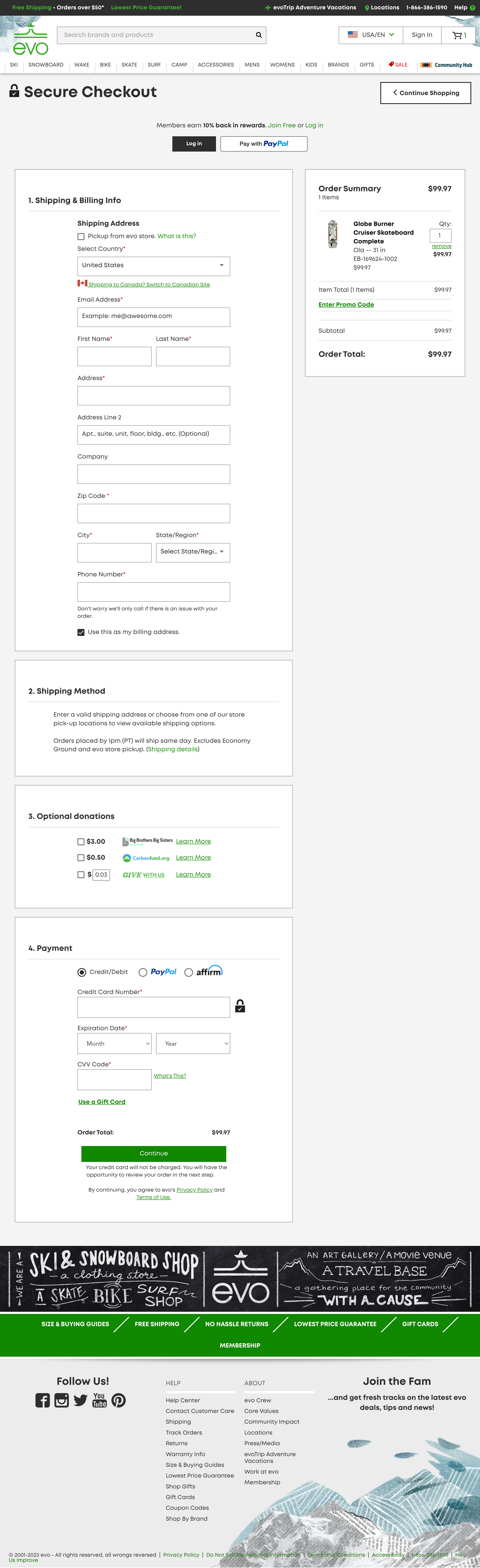 776 ‘Customer Info & Address’ Design Examples – Baymard Institute