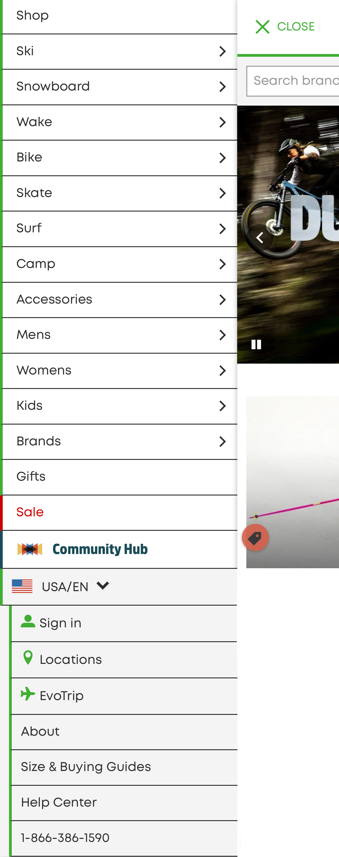 535 Mobile ‘Navigation Menu’ Examples – Baymard Institute