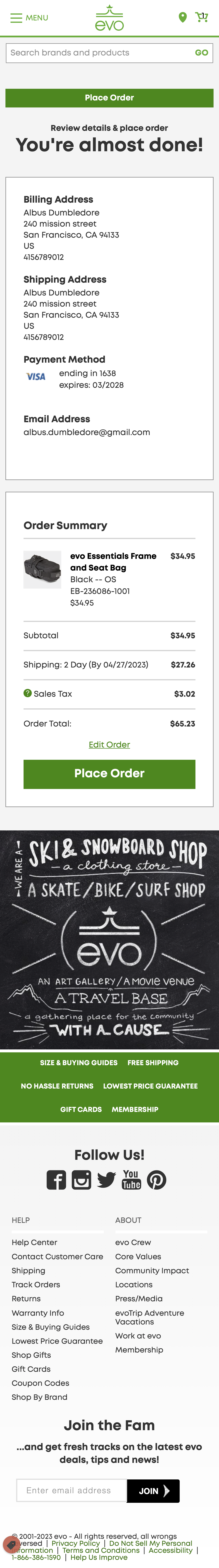 520 ‘Review Order’ Design Examples – Baymard Institute