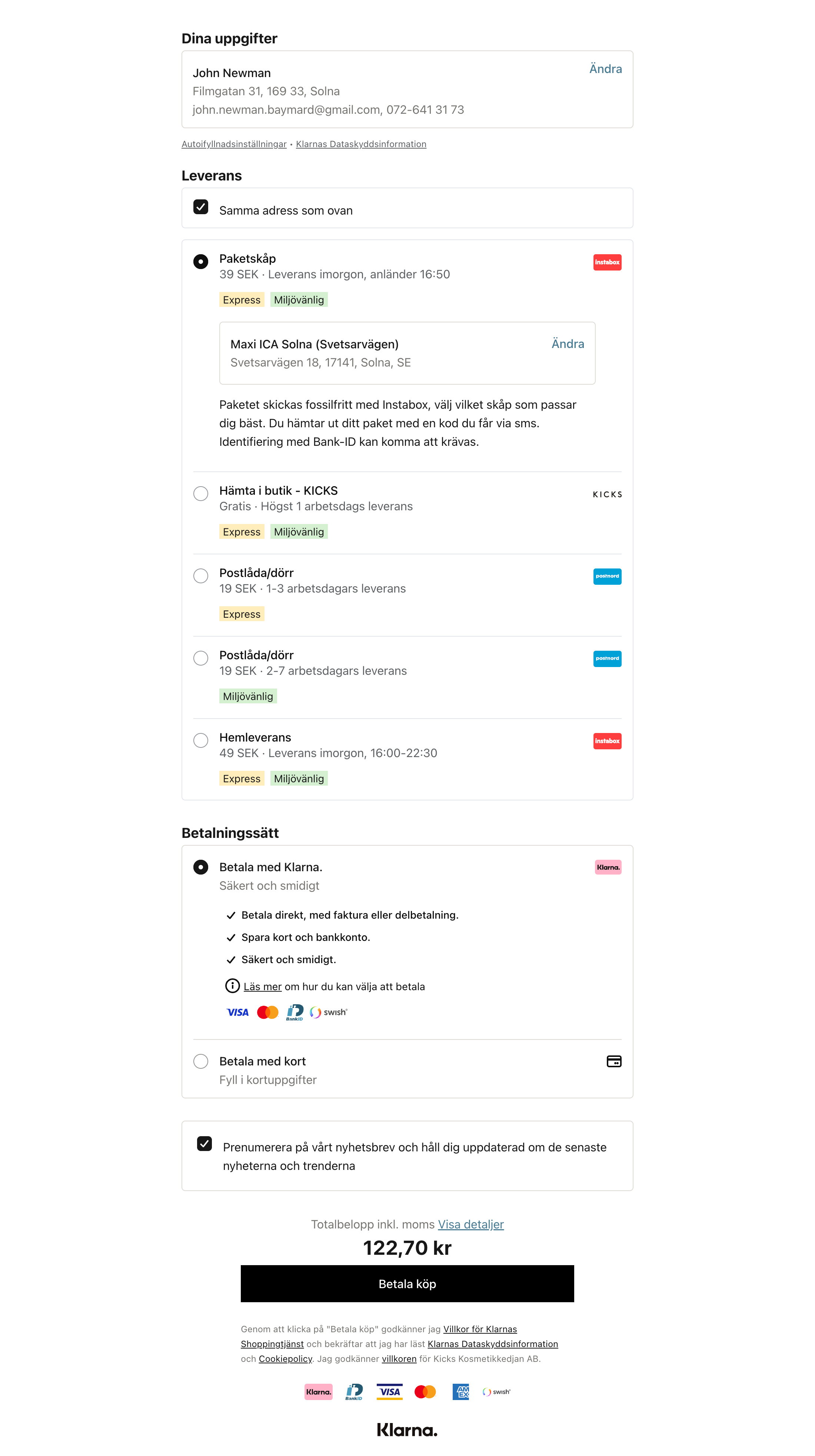 656 ‘Delivery & Shipping Methods’ Design Examples – Baymard Institute