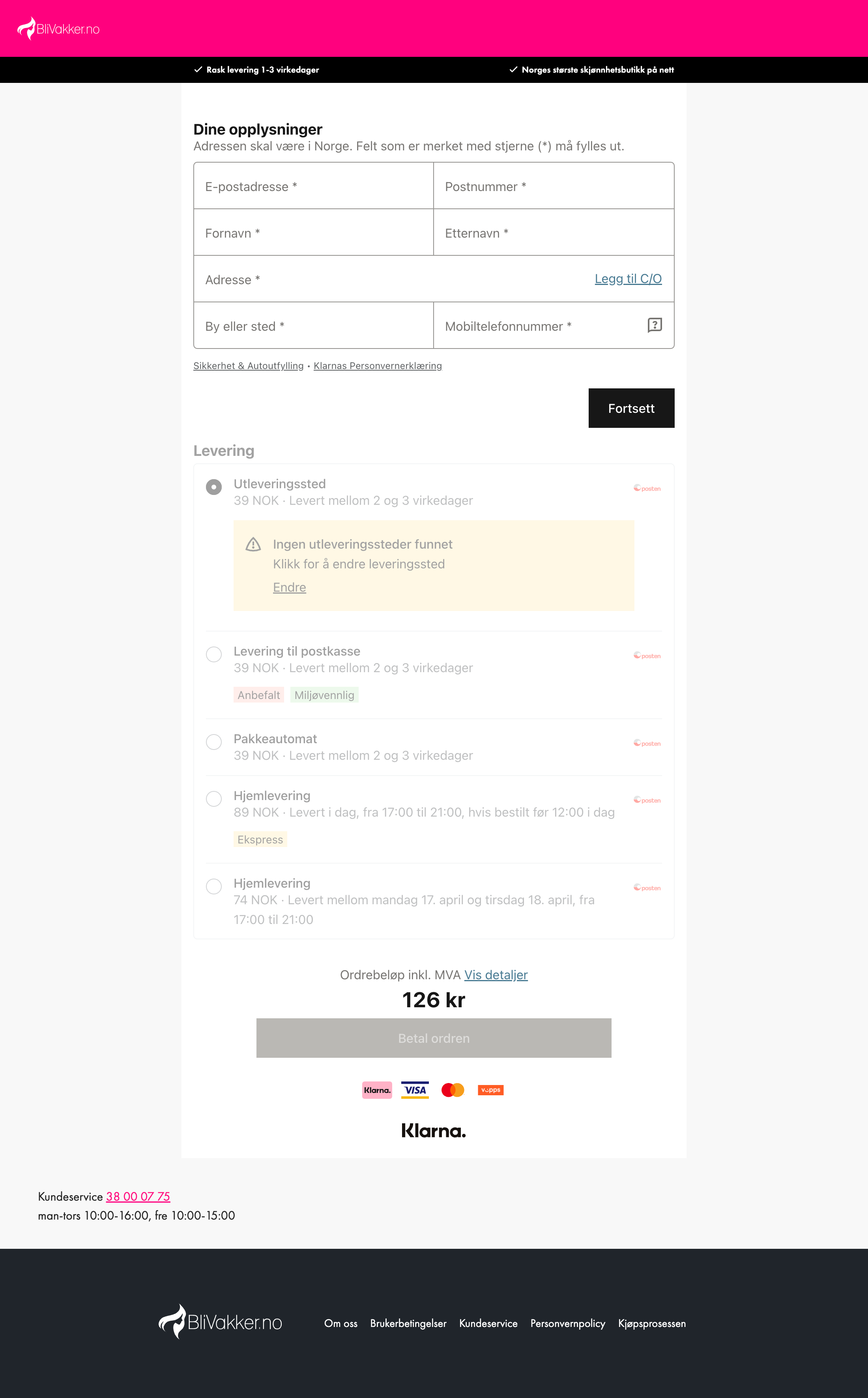 786 ‘Customer Info & Address’ Design Examples – Baymard Institute