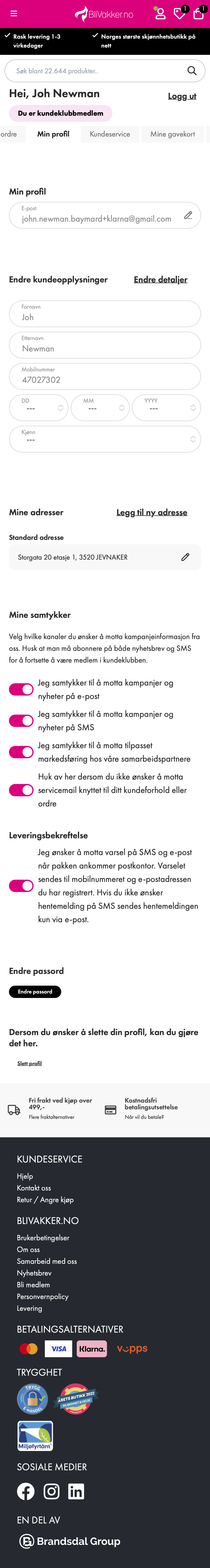 295 ‘Address Book’ Design Examples – Baymard Institute