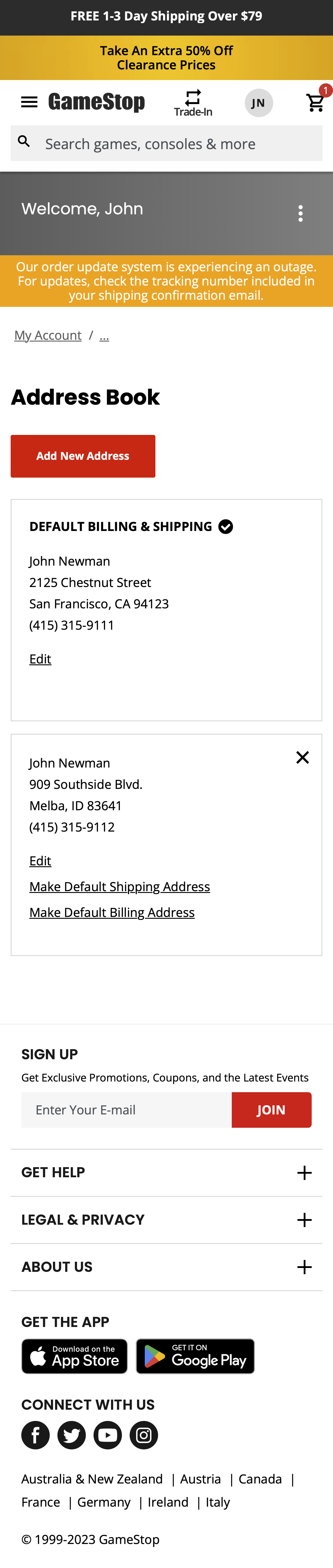 295 ‘Address Book’ Design Examples – Baymard Institute