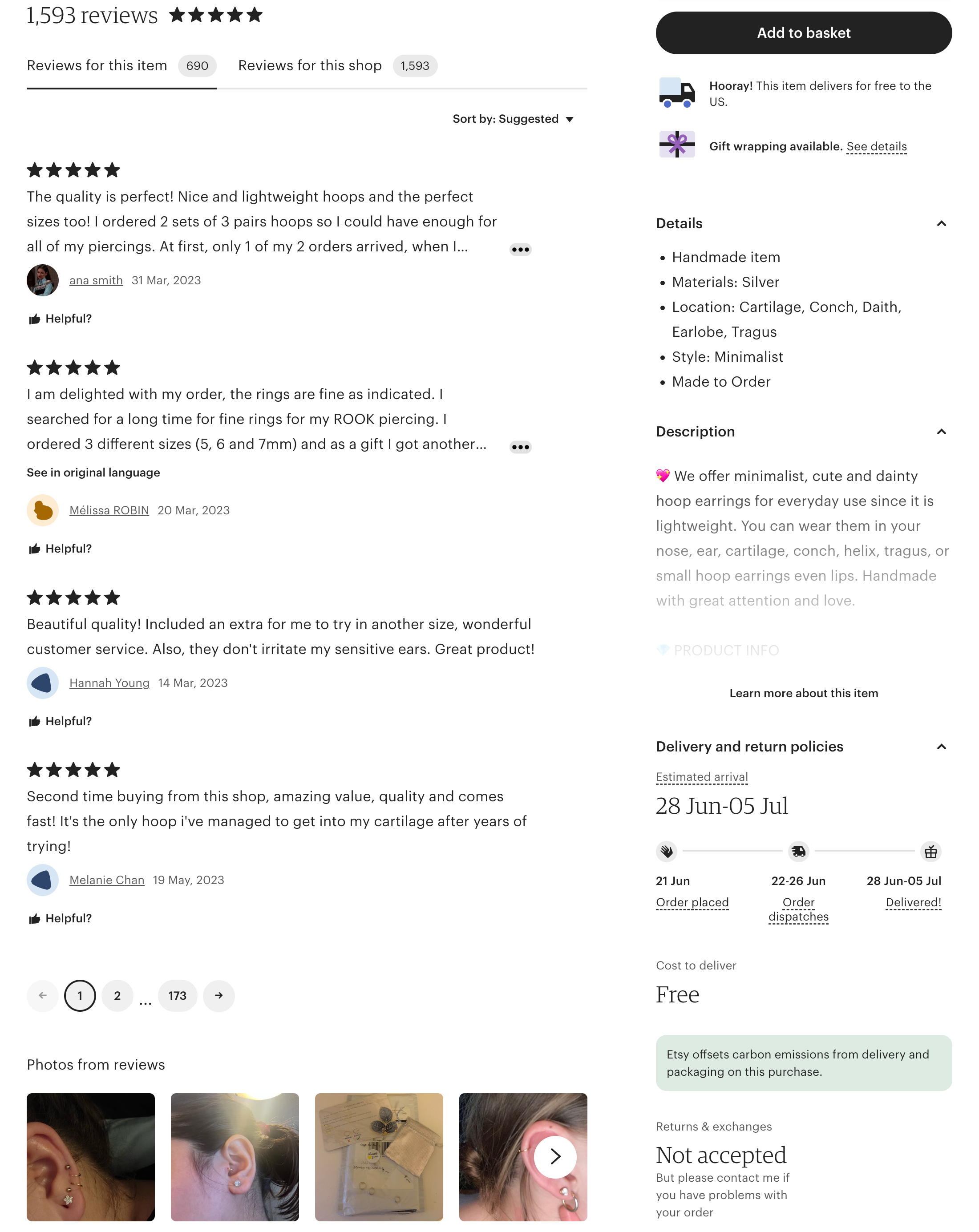 359 ‘User Reviews Section’ Design Examples – Baymard Institute