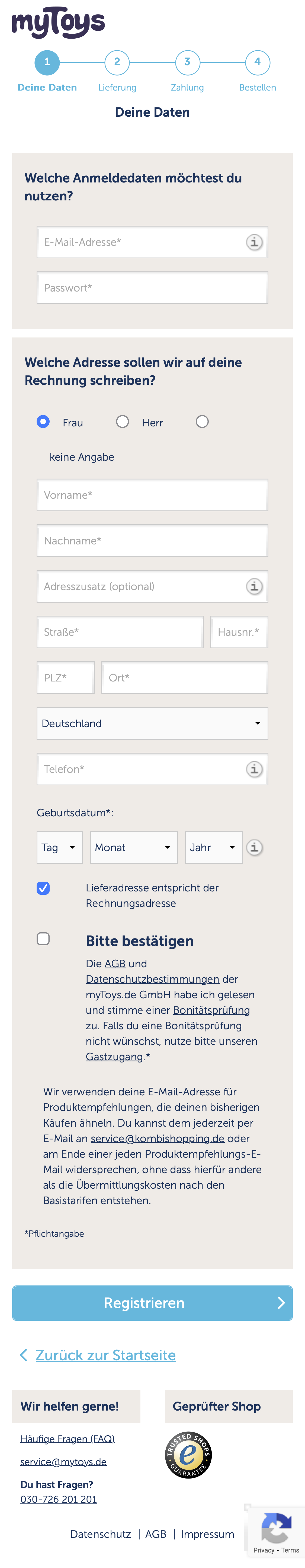 570 ‘Billing Address’ Design Examples – Baymard Institute