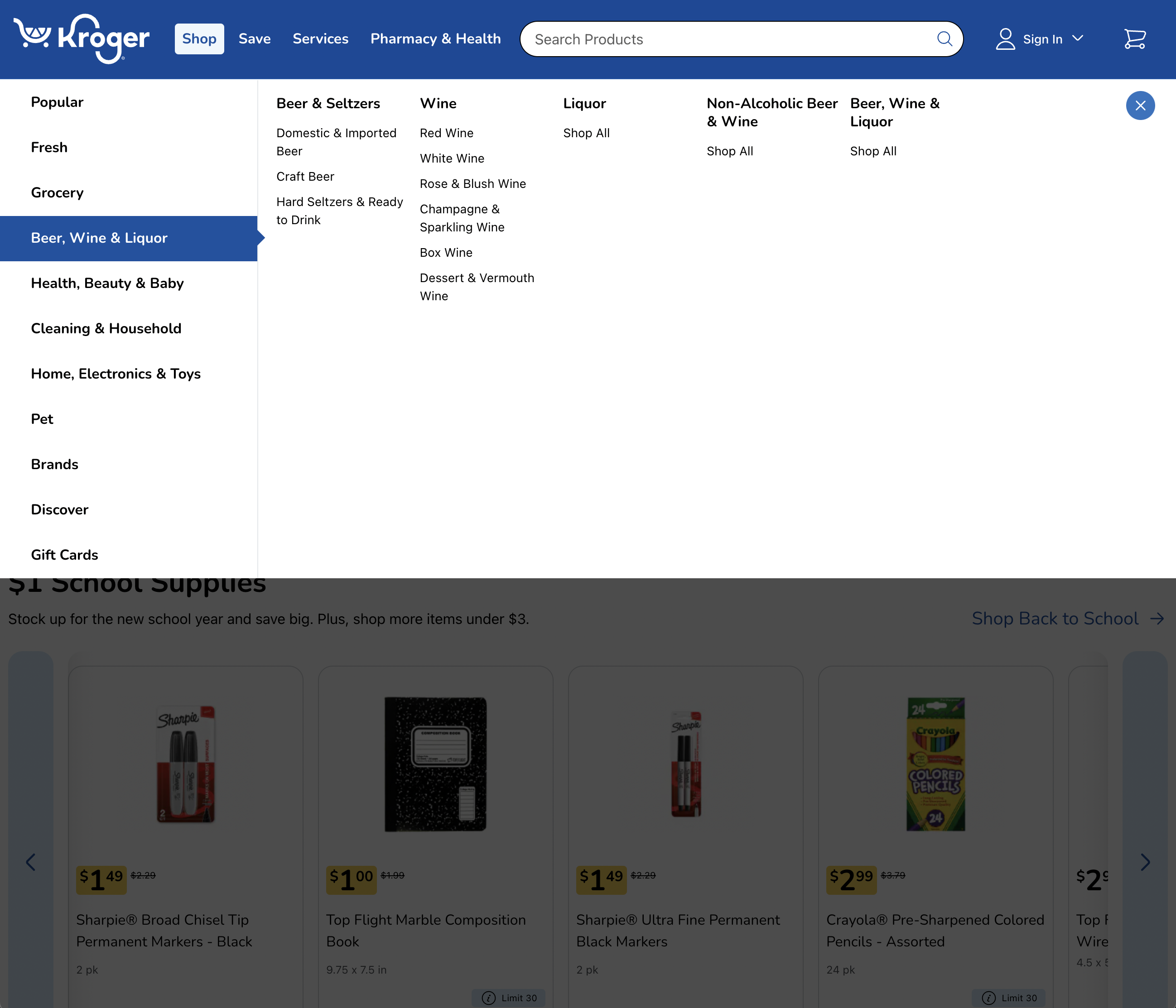 Kroger UX Case Study – Baymard Institute