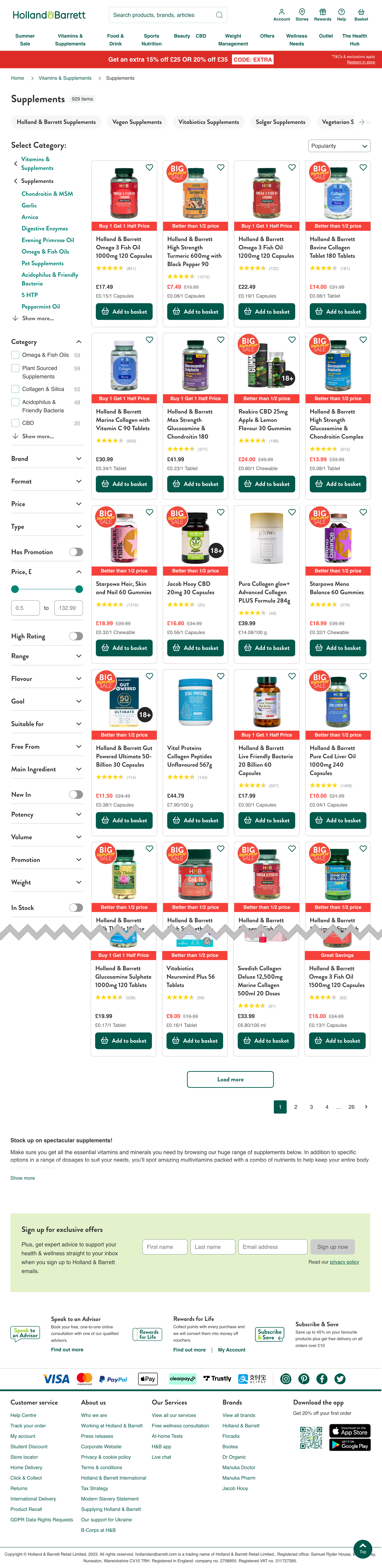 877 ‘Product List’ Design Examples – Baymard Institute