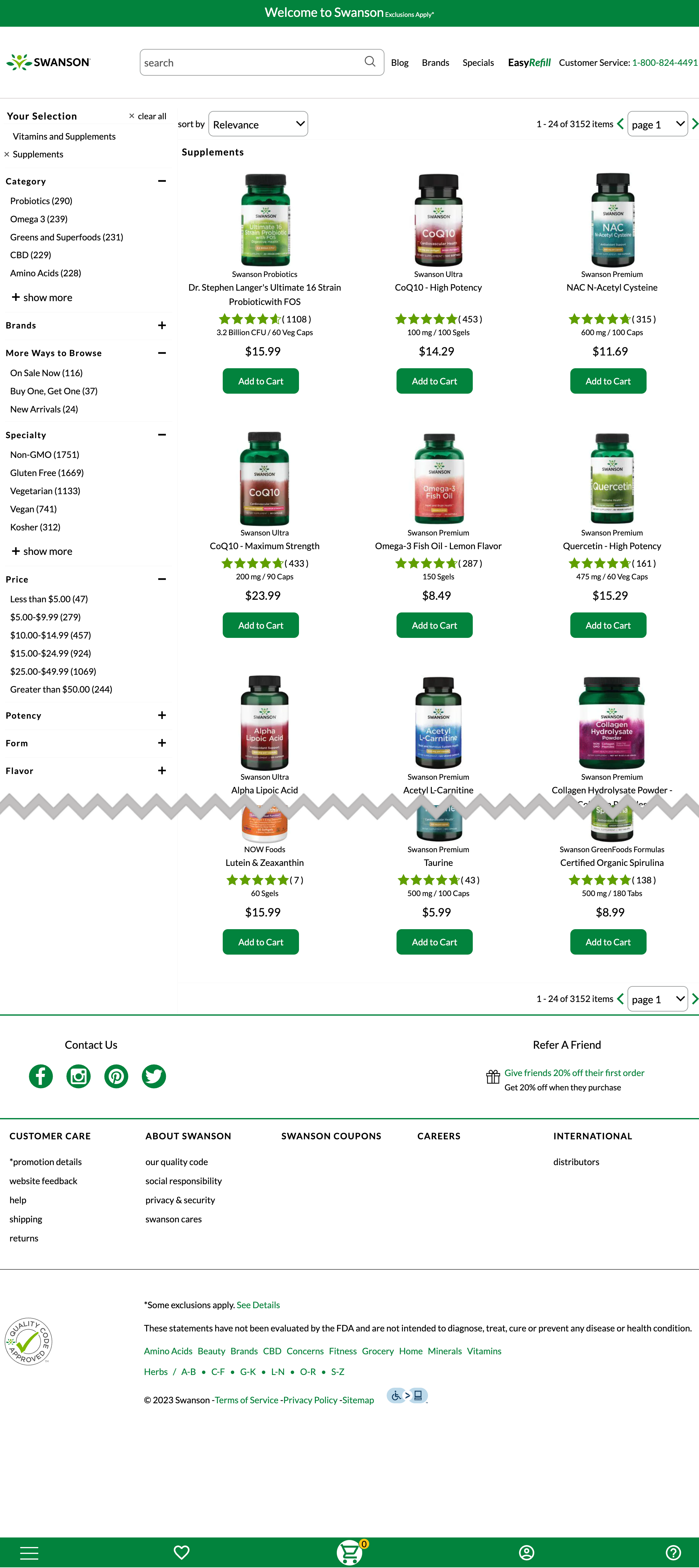 877 ‘Product List’ Design Examples – Baymard Institute