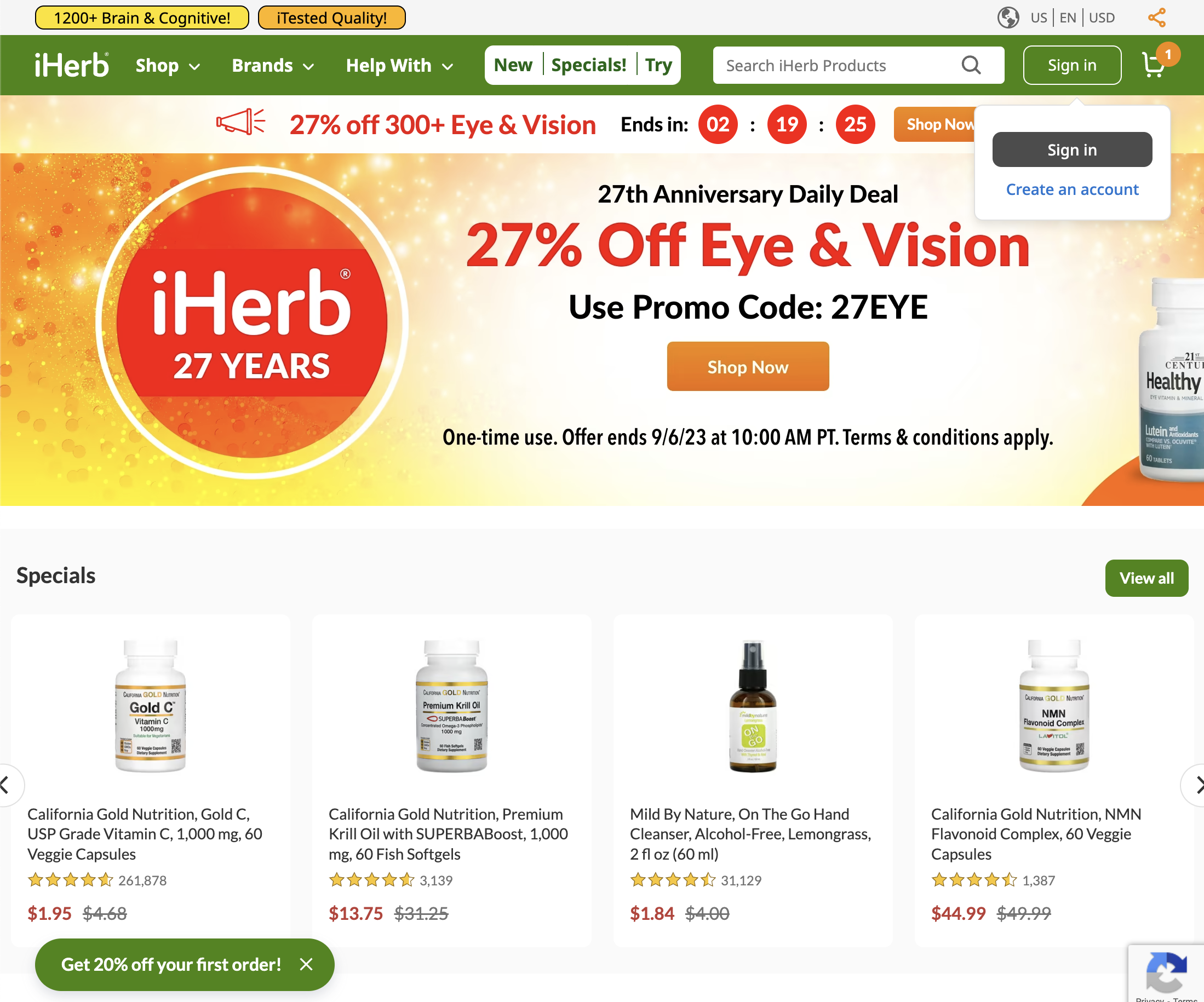 iHerb UX Case Study – Baymard Institute